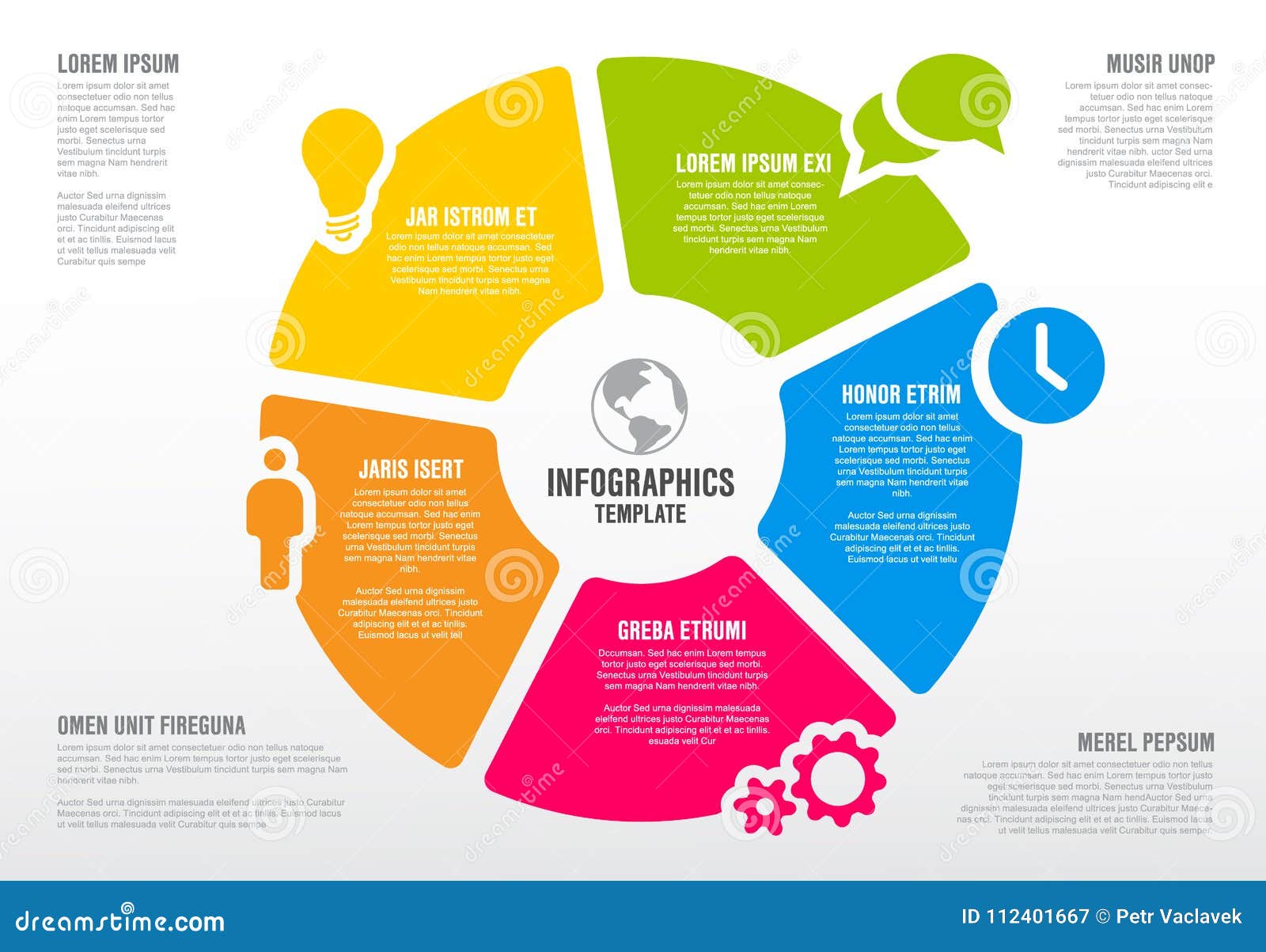 Vector Infographic Schema Template Stock Vector - Illustration of ...