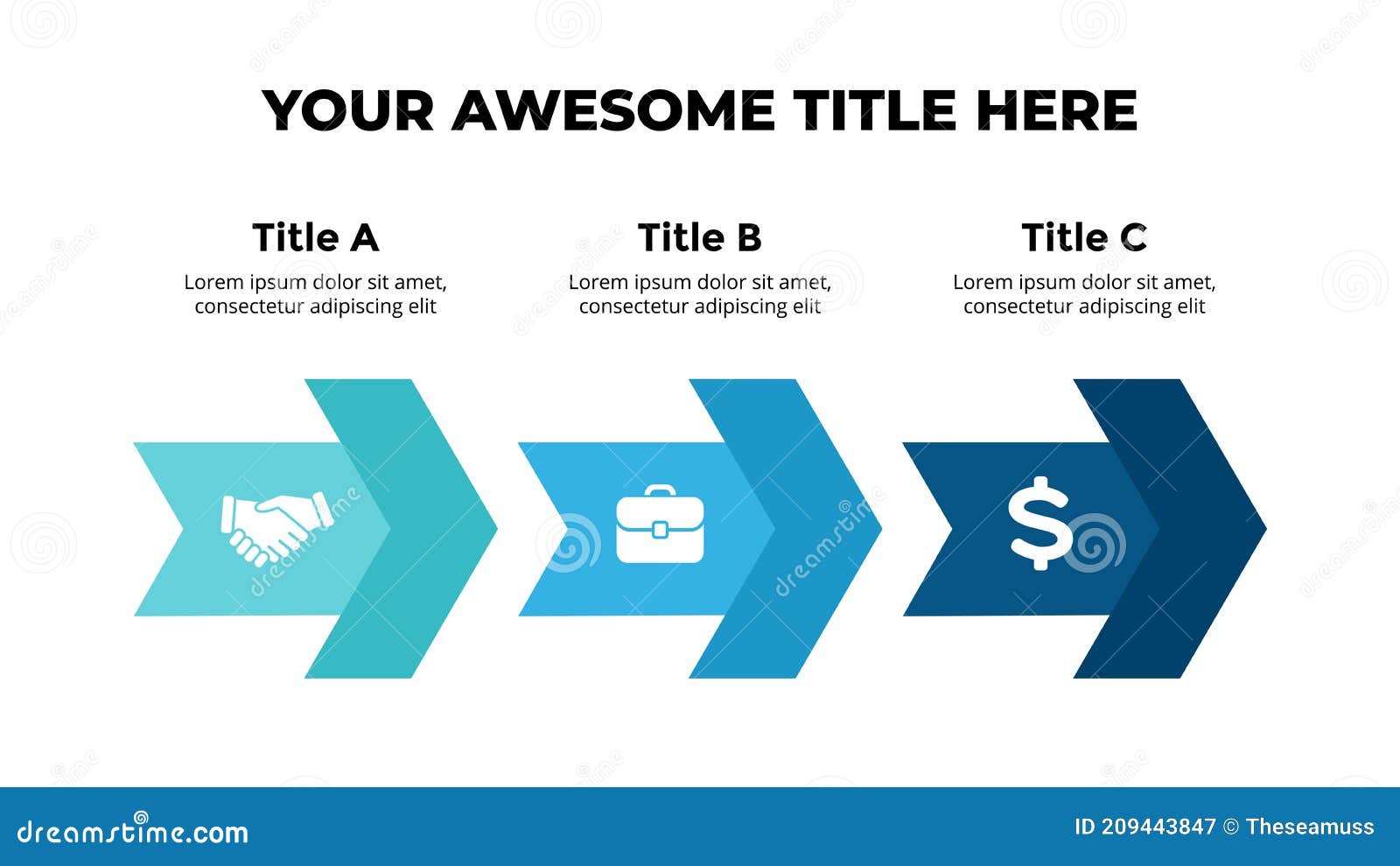 Arrows Vector Infographic. Presentation Slide Template. Chart Diagram ...