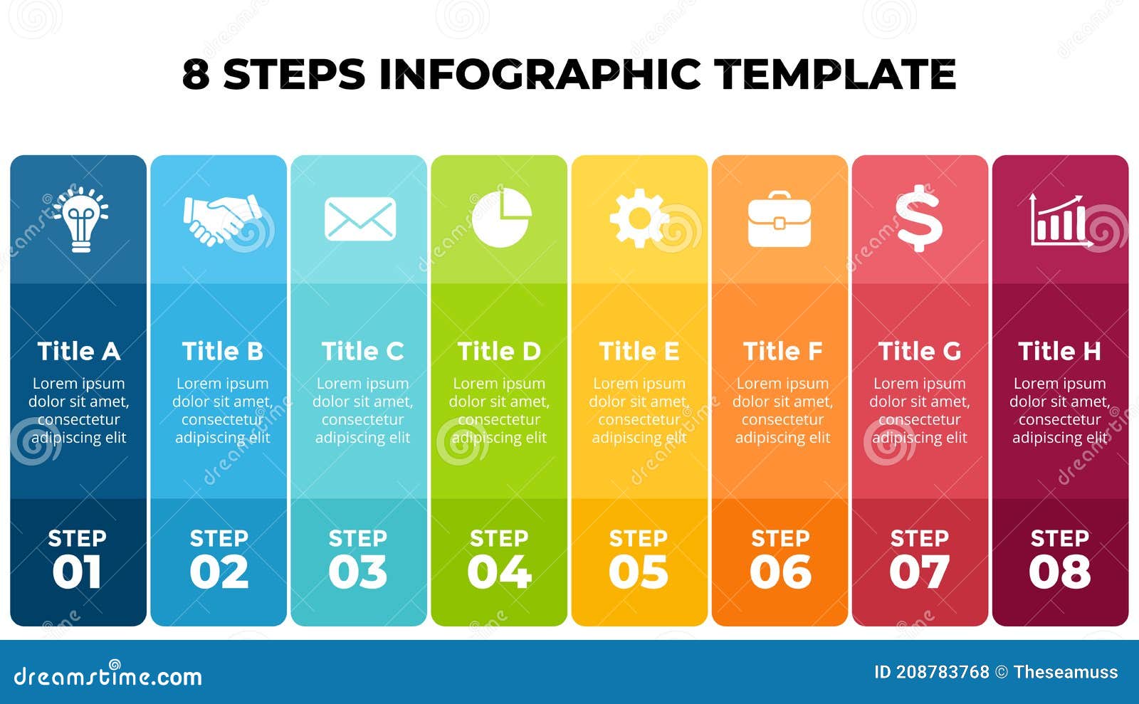 Squares Vector Colorful Infographic. Presentation Slide Template ...
