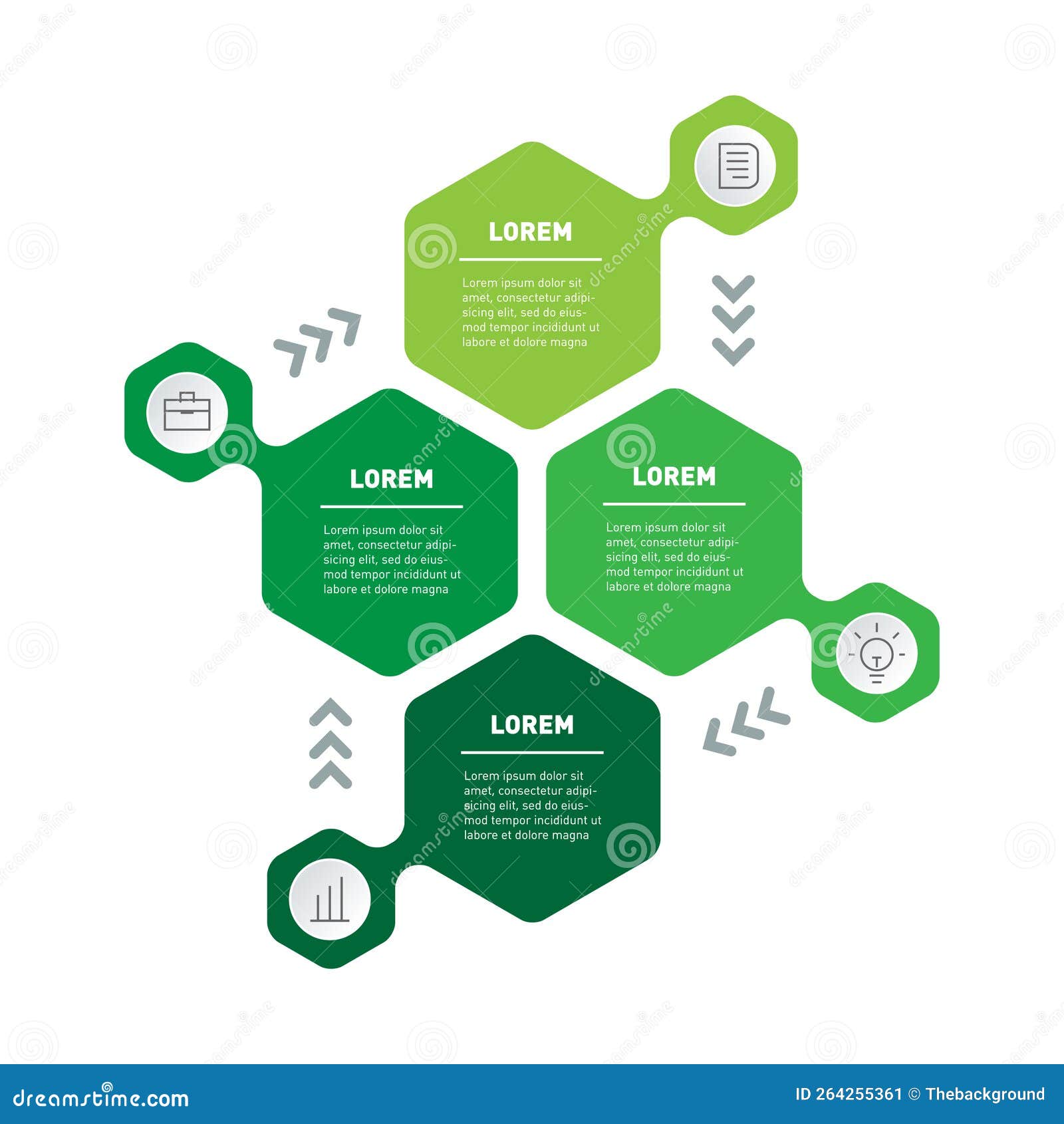 Vector Infographic of Green Technology or Modern Education Process with ...