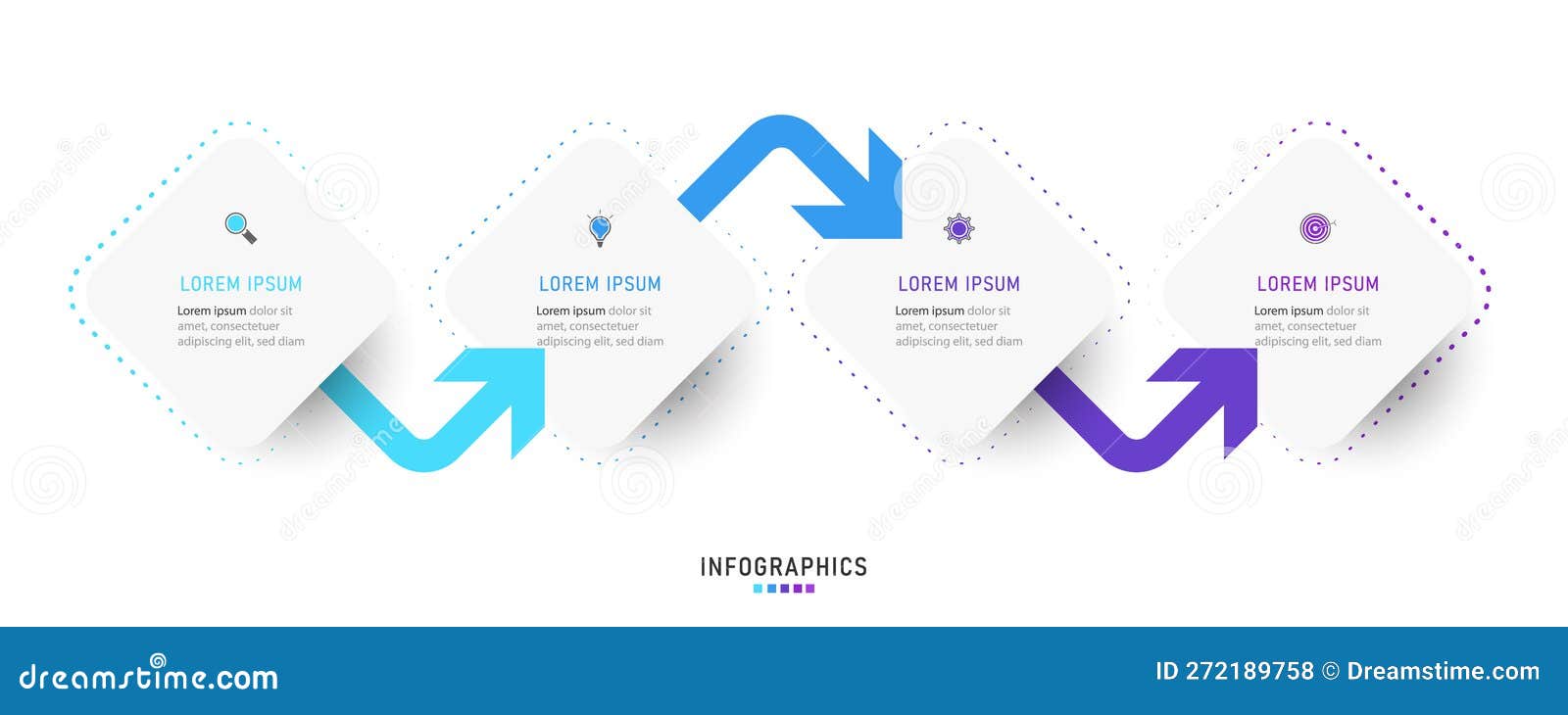 Vector Infographic Label Design Template with Icons and 4 Options or ...