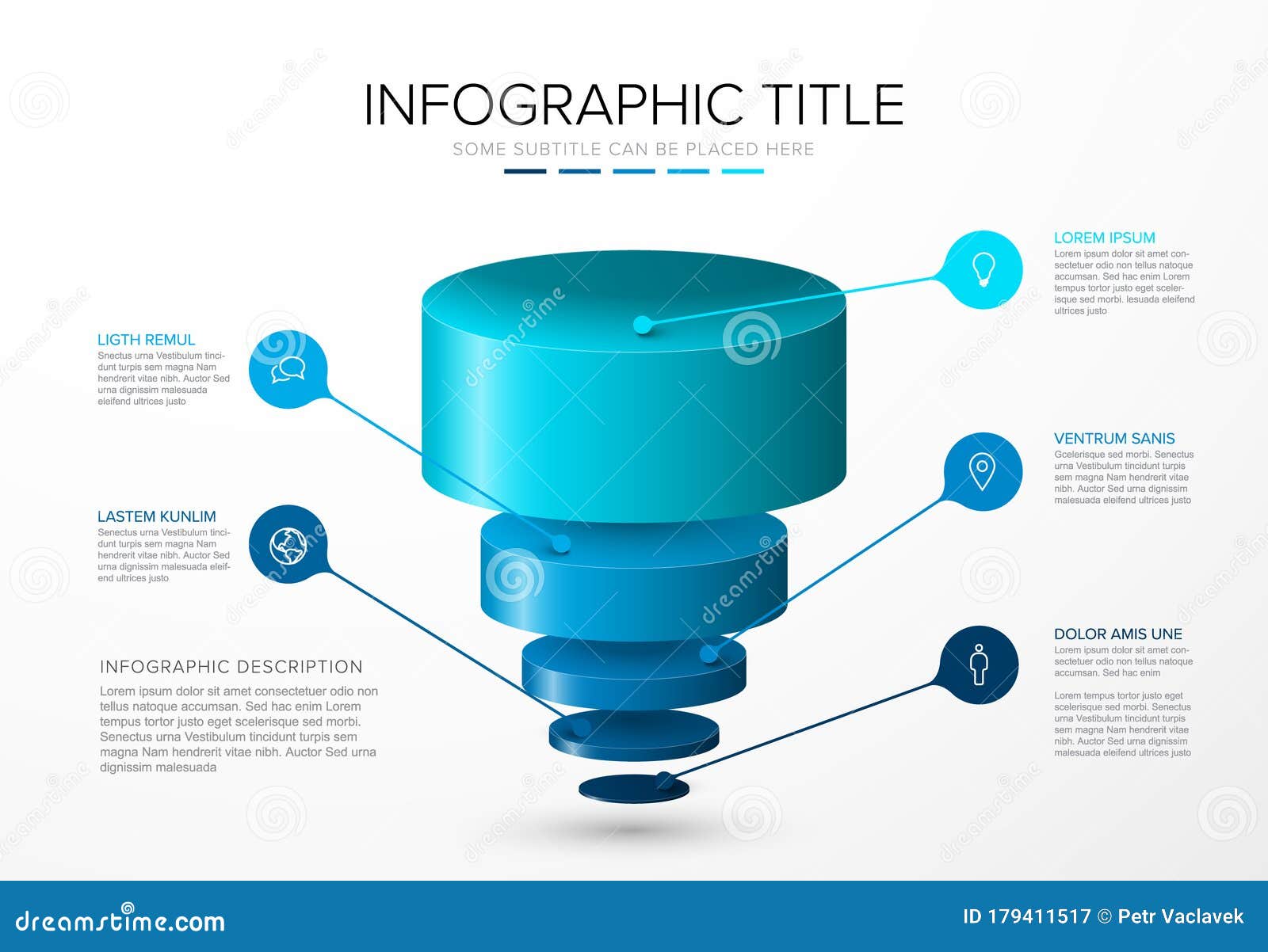 Vector Infographic Layers Template Stock Vector - Illustration of ...