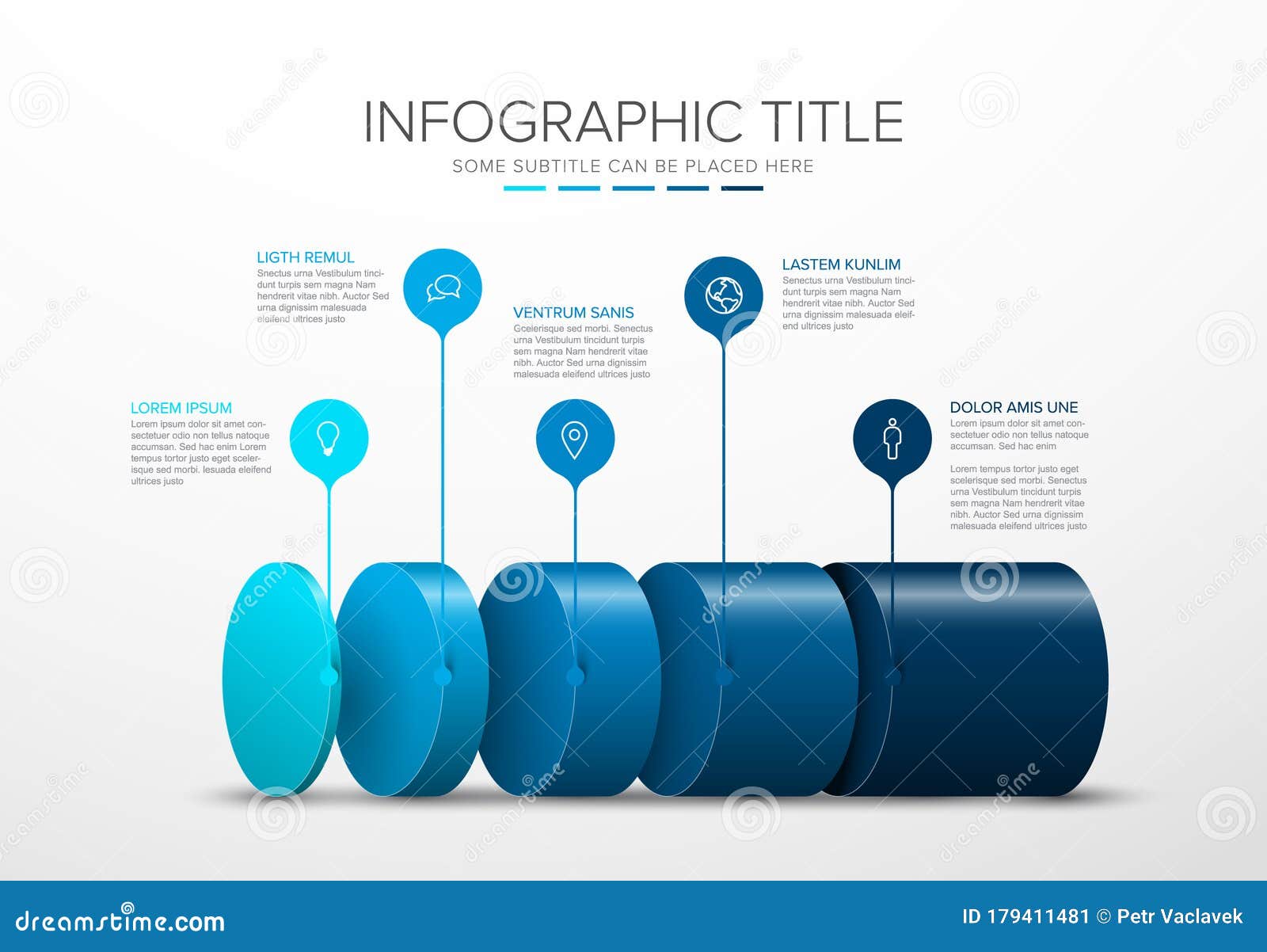 Vector Infographic Layers Template Stock Vector - Illustration of ...