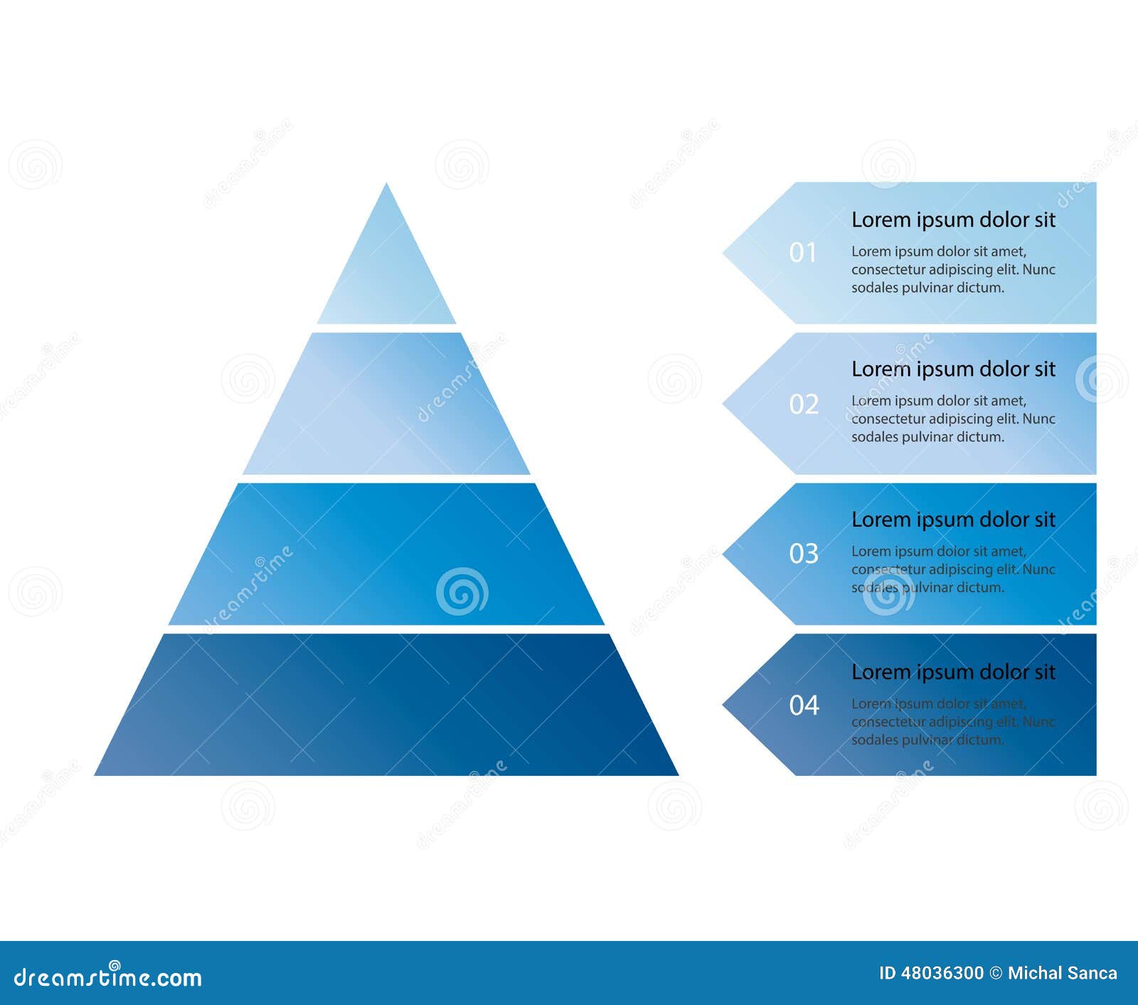 Infographic Pyramid. Triangle Diagram Form Of Pieces Of Chart Is ... Infographic Pyramid. Triangle Diagram Form Of Pieces Of Chart Is ...