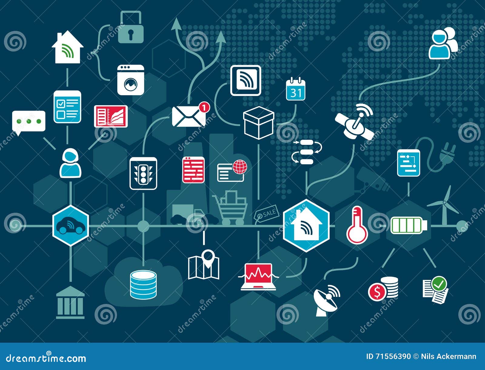 Vector Infographic of Smart Home Automation Workflow Stock Vector ...