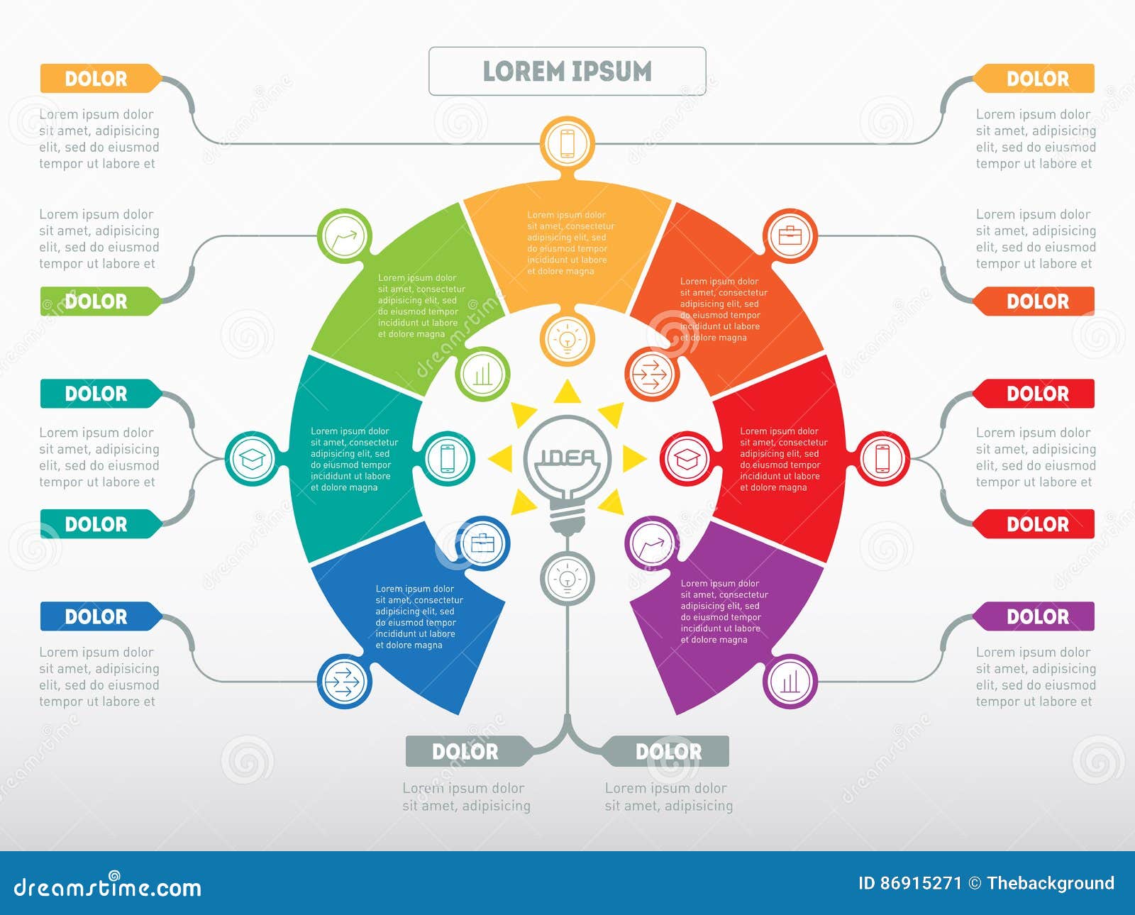 Infographic Technology Template Digital And Engineering Telecoms 3 Step ...