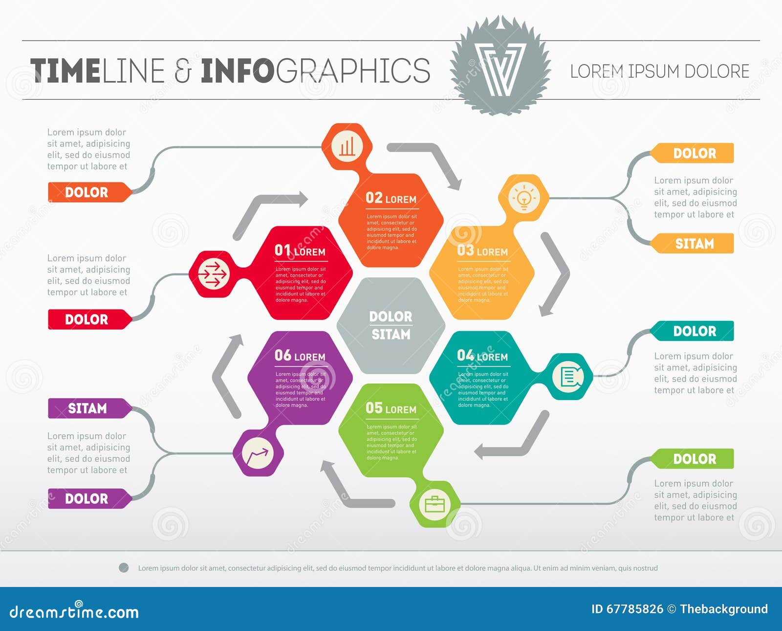 Vector Infographic of Technology or Education Process. Web Template for ...