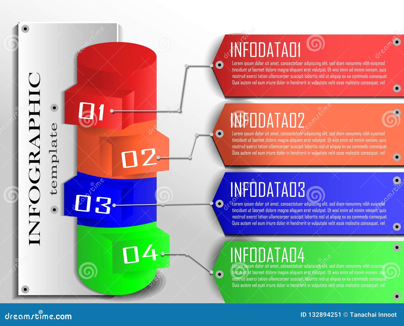 Vector Infographic Template. Stock Vector - Illustration of report ...
