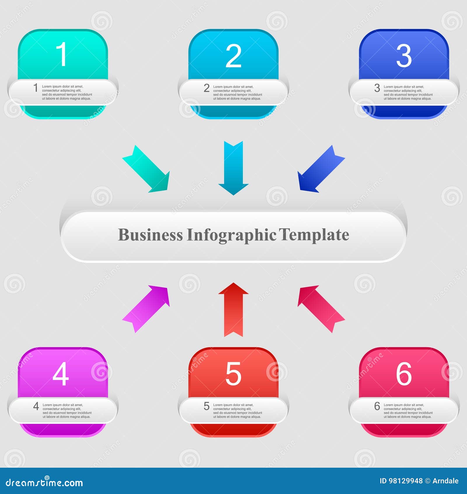 Vector Infographic Template Stock Illustration - Illustration of ...