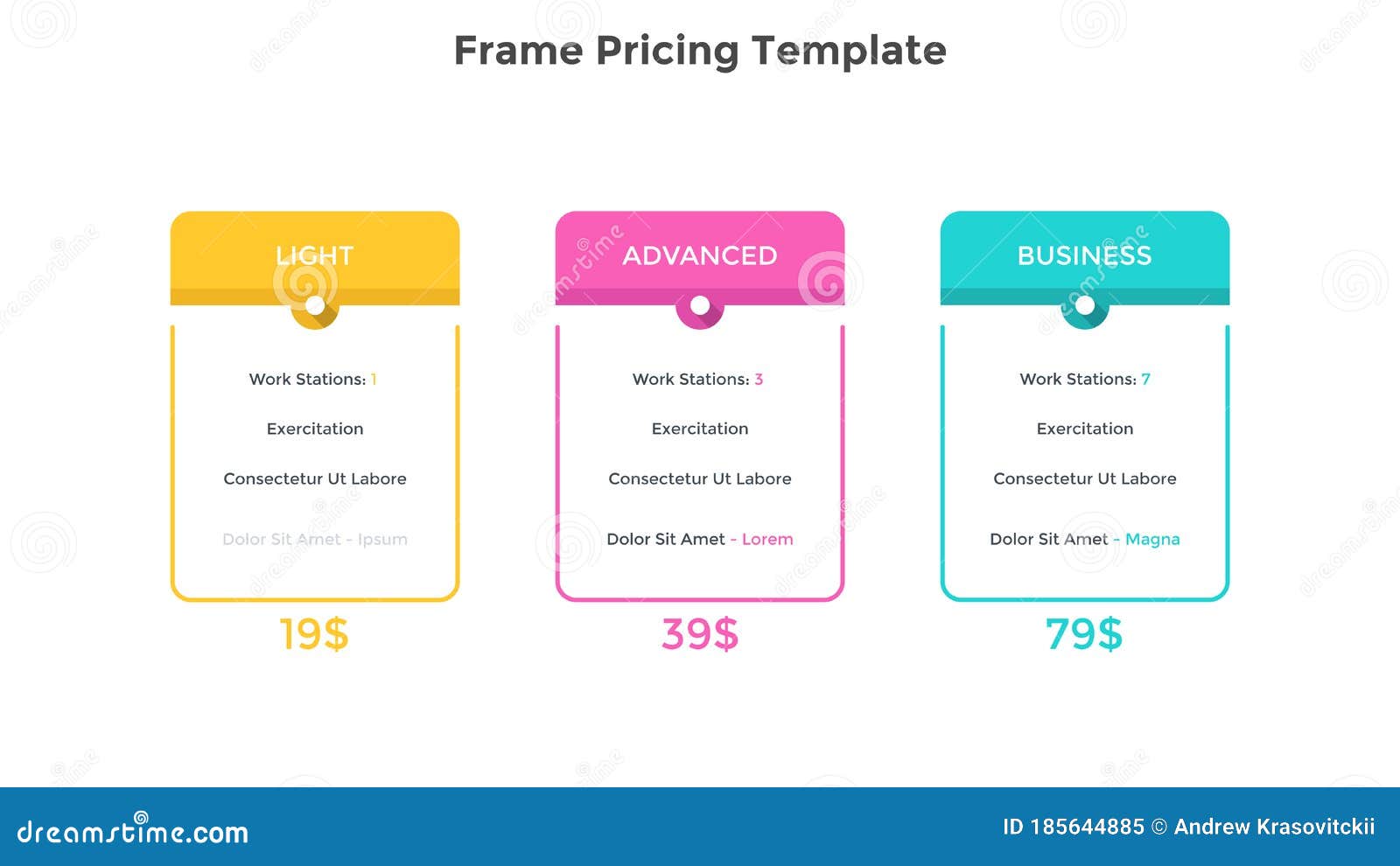 Vector Infographic Template Stock Vector - Illustration of information ...