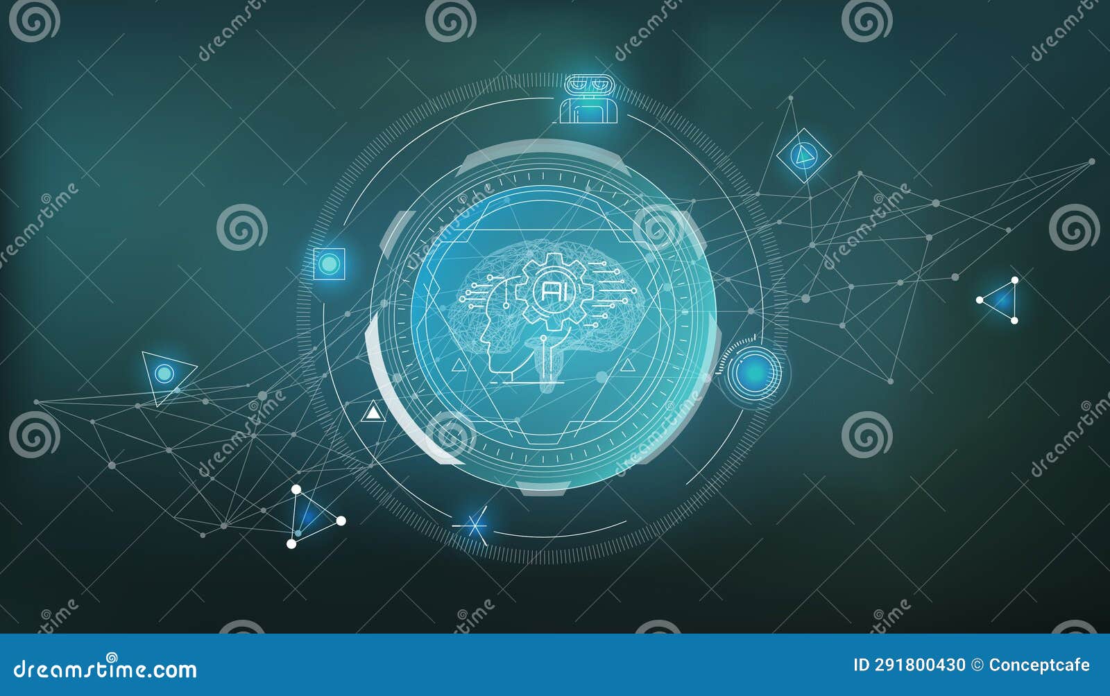 Vector Infographics about AI and Chatbot Usage. Stock Illustration ...