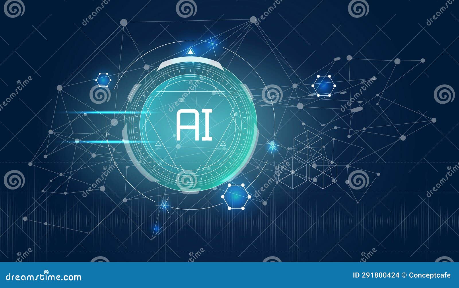 Vector Infographics about Artificial Intelligence and Chatbot. Stock ...