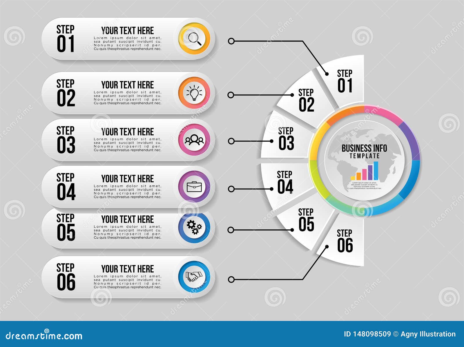Vector Infographics Elements Template Design . Business Data ...