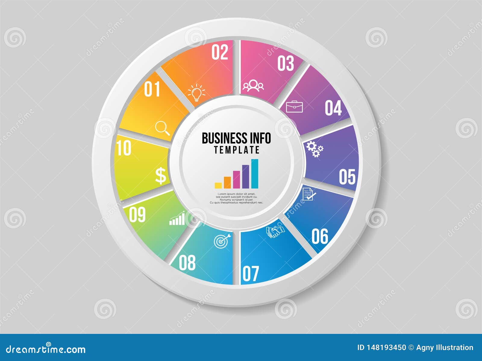 Vector Infographics Elements Template Design with Options Steps ...