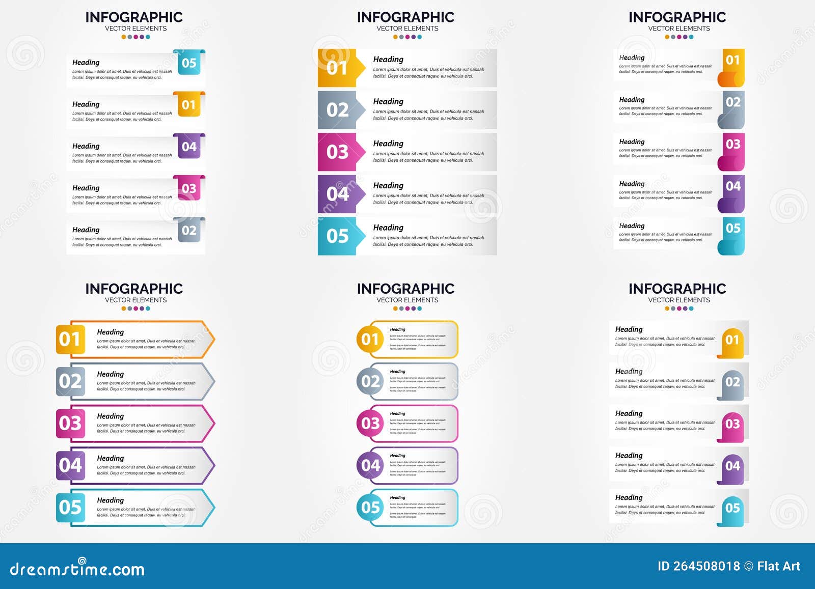 This Vector Infographics Set is Perfect for Advertising in a Brochure ...