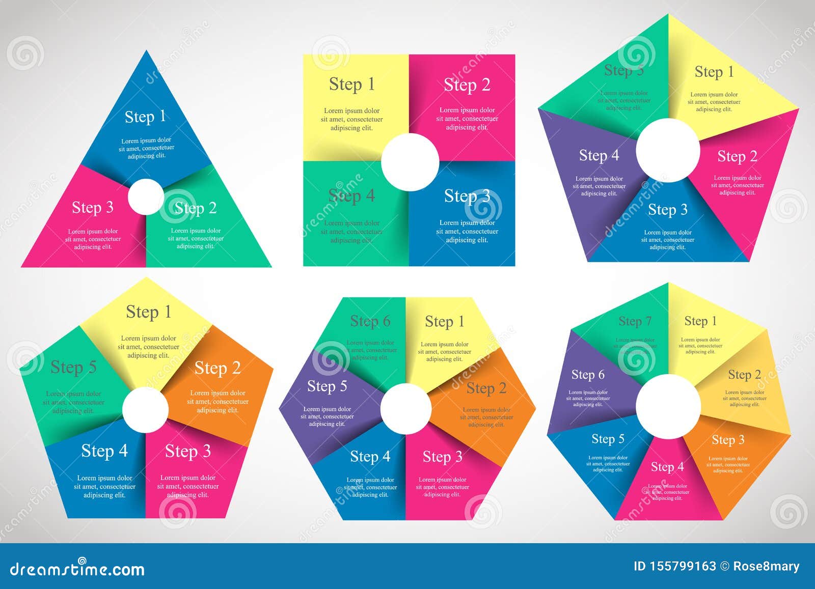 Vector infographics set stock vector. Illustration of design - 155799163