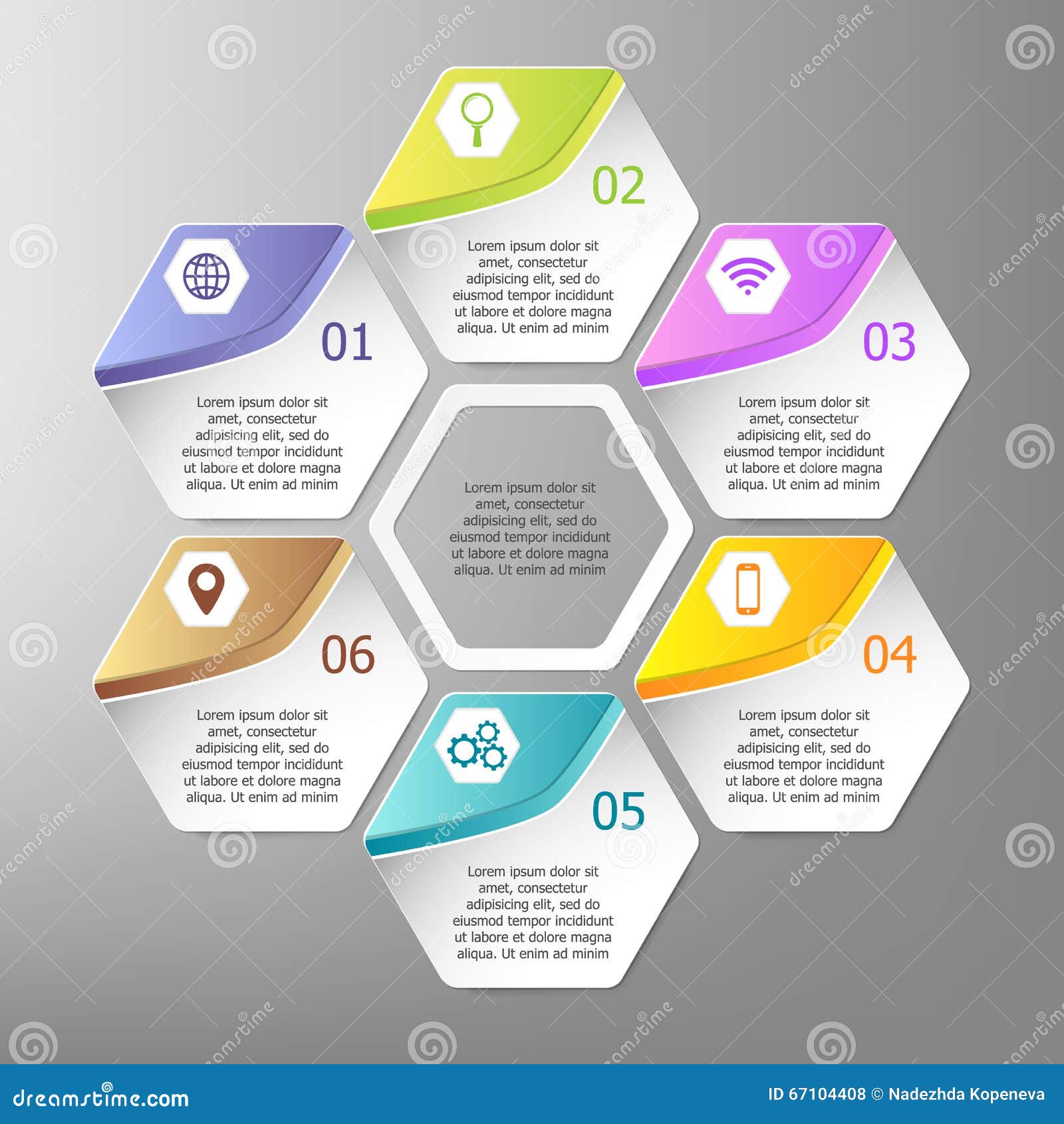 Vector Infographics Template Stock Vector - Illustration of info, blank ...