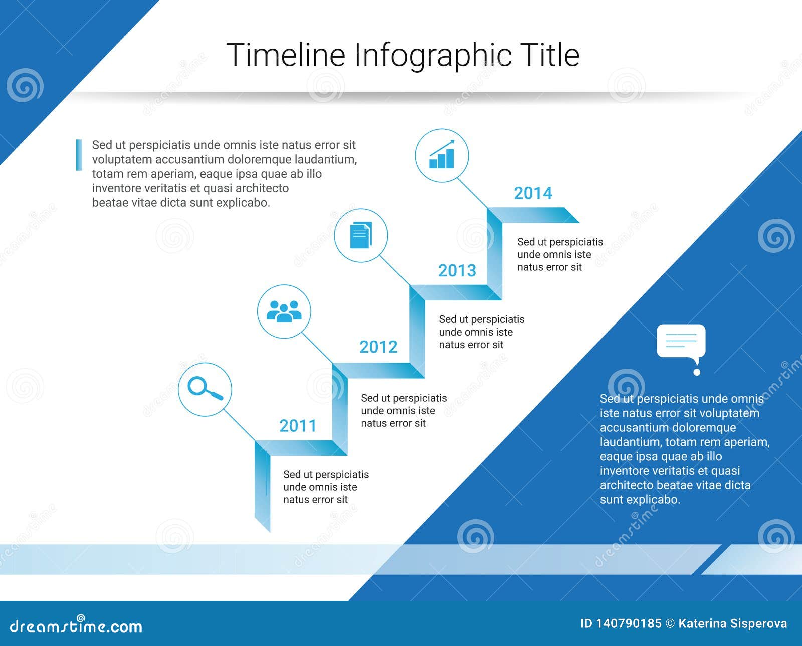 Set Of Timeline Icons With Infographic Diagrams Vector Illustration ...