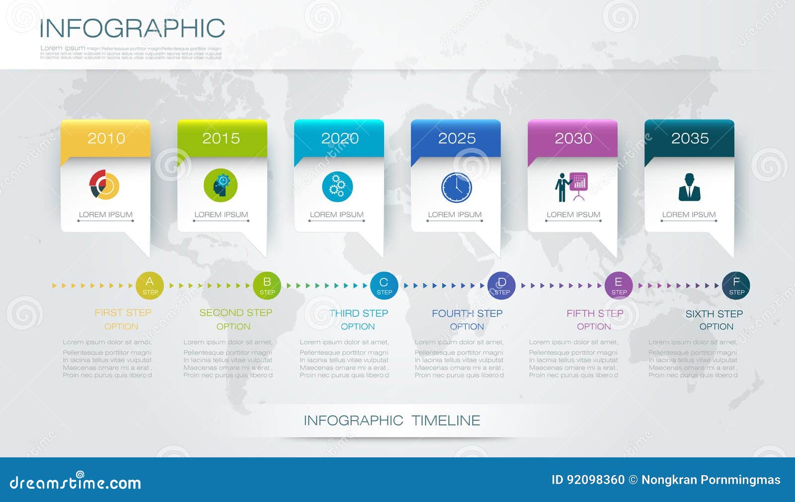 Vector Infographics Timeline Design Template Stock Vector ...