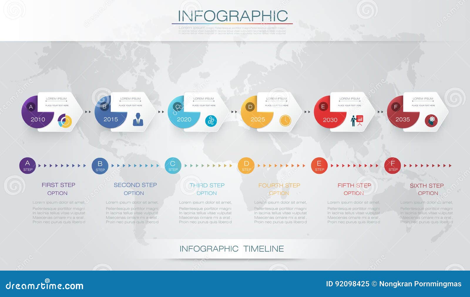 Vector Infographics Timeline Design Template Stock Vector ...