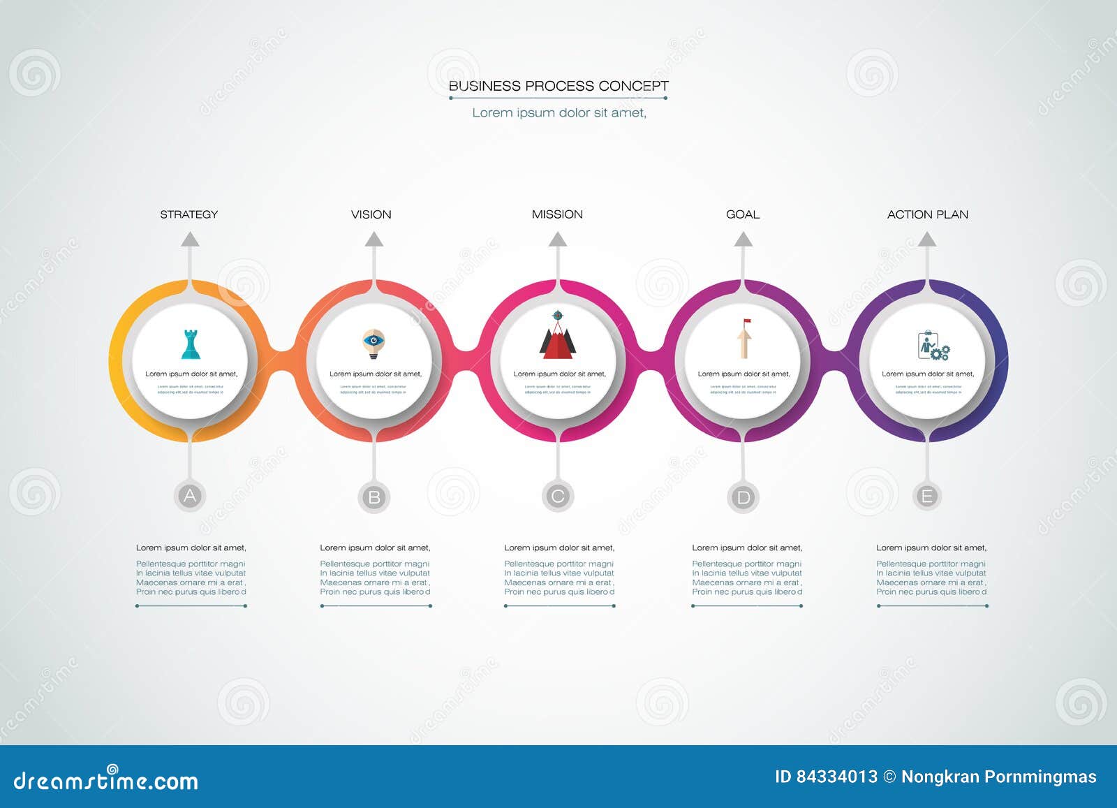 Vector Infographics Timeline Design Template Stock Vector ...