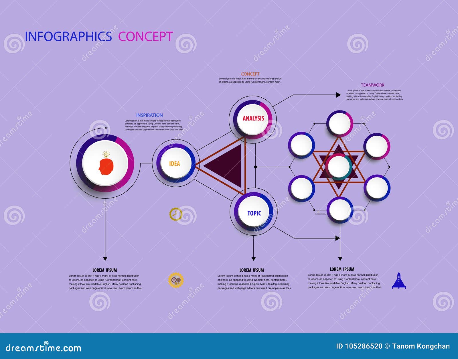 Vector Infographics Timeline Design Template with 3D Paper Label Stock ... Vector Infographics Timeline Design Template with 3D Paper Label Stock ...