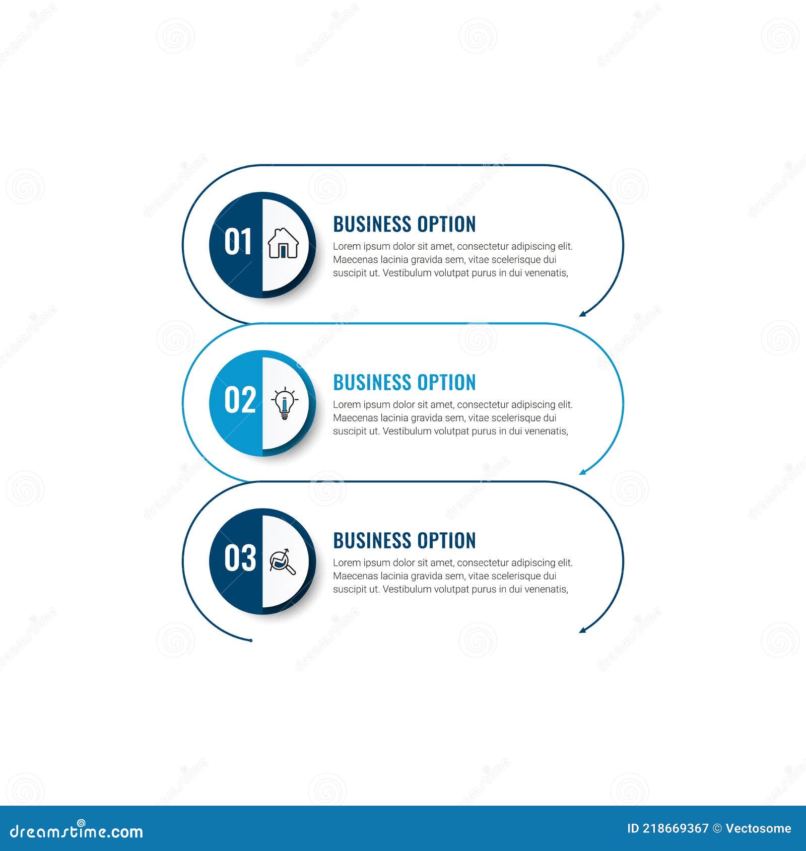 Vector Infographic Label Design Template with Icons. Can Be Used for ...