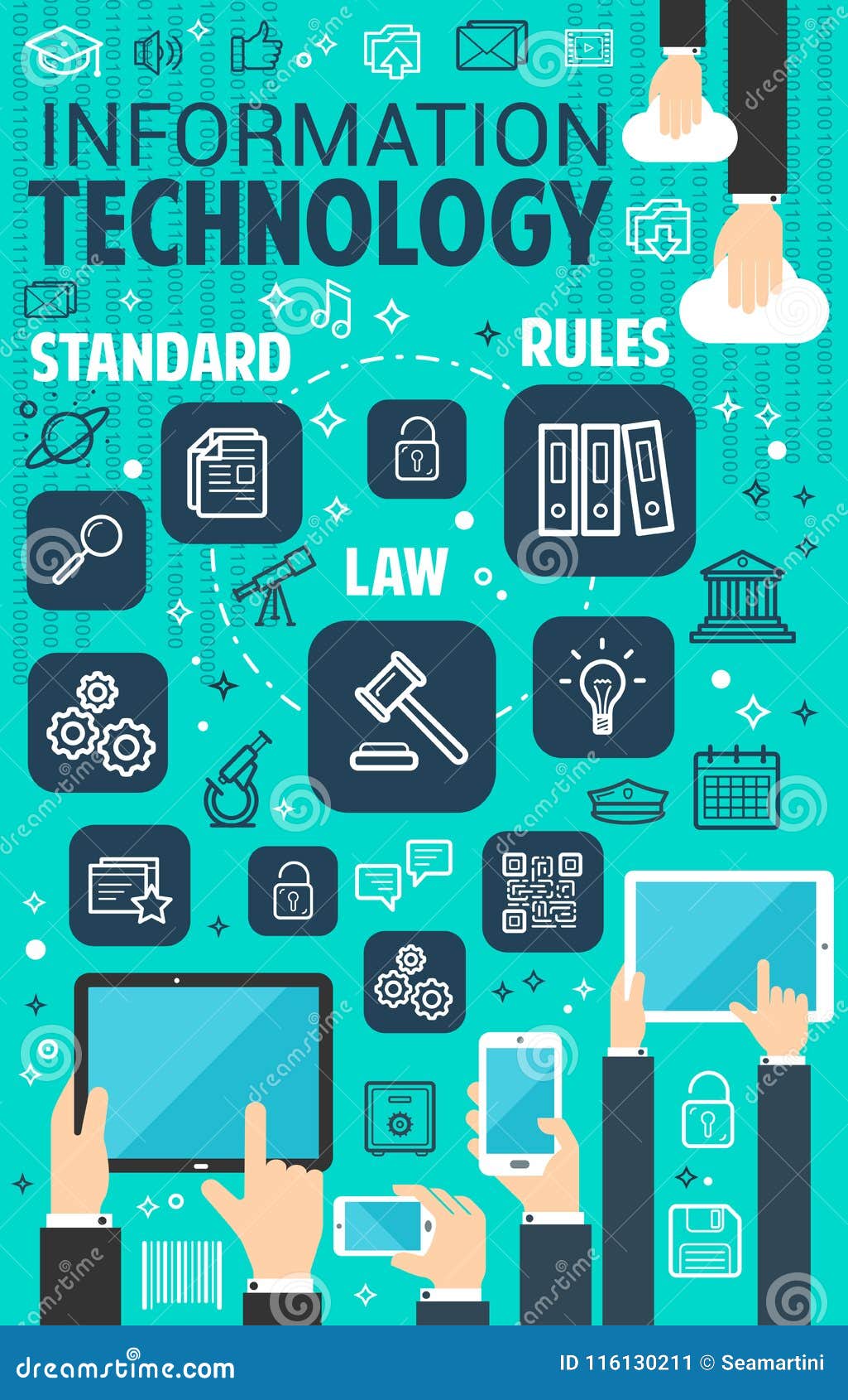 Information Technology Poster Design