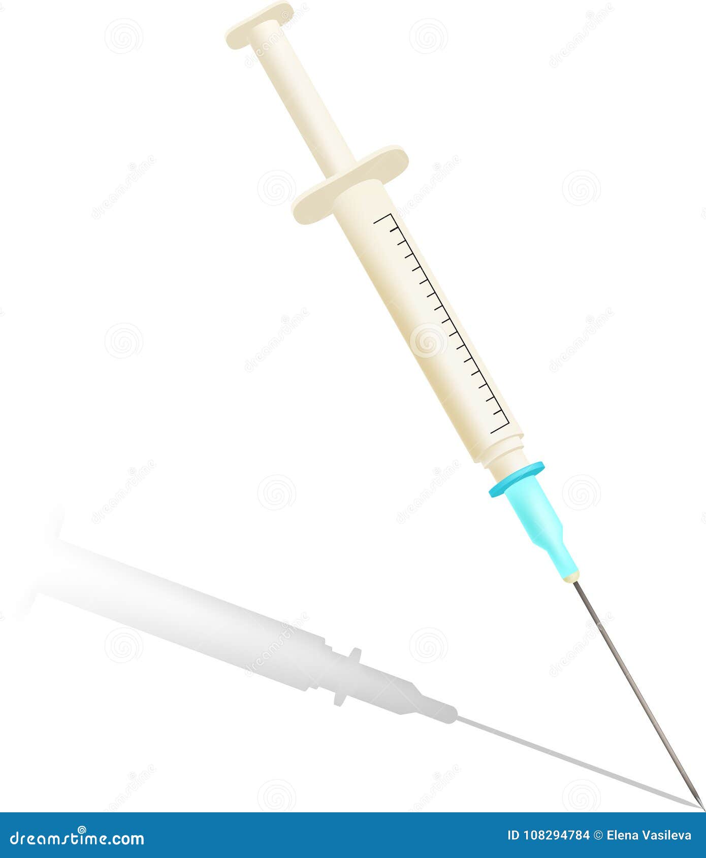 Vector Injector Icon Isolated on the White Stock Vector - Illustration ...