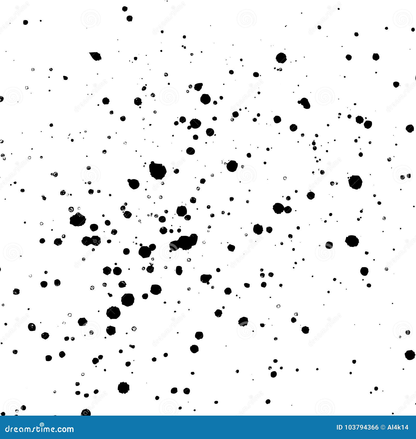 Vector Ink Paint Splatter Texture Stock Vector - Illustration of dirt ...