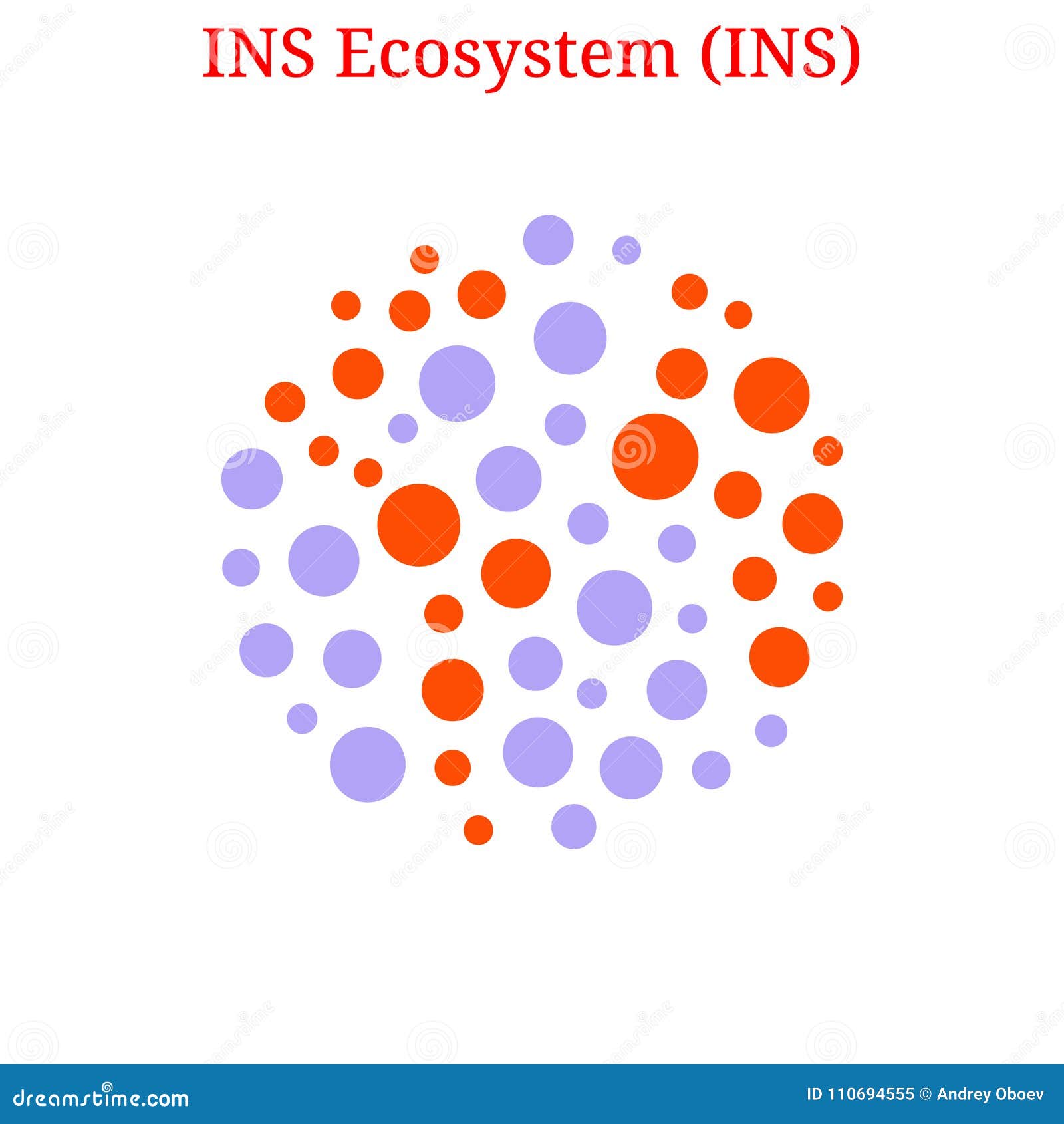 Vector INS Ecosystem INS Logo Stock Vector - Illustration of bitcoin ...