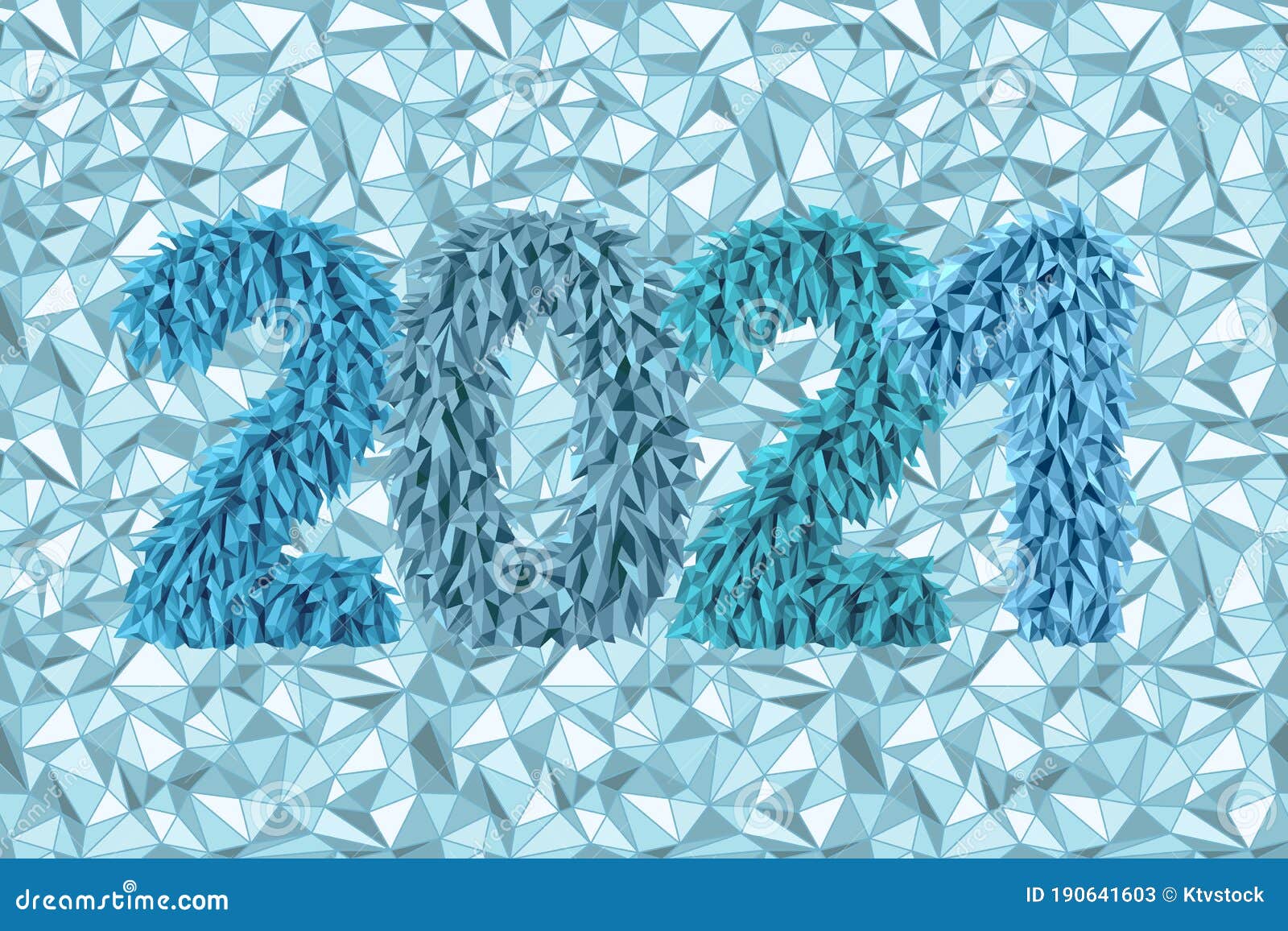 Vector 2021 from Geometric Frosty Icicles Stock Vector - Illustration ...