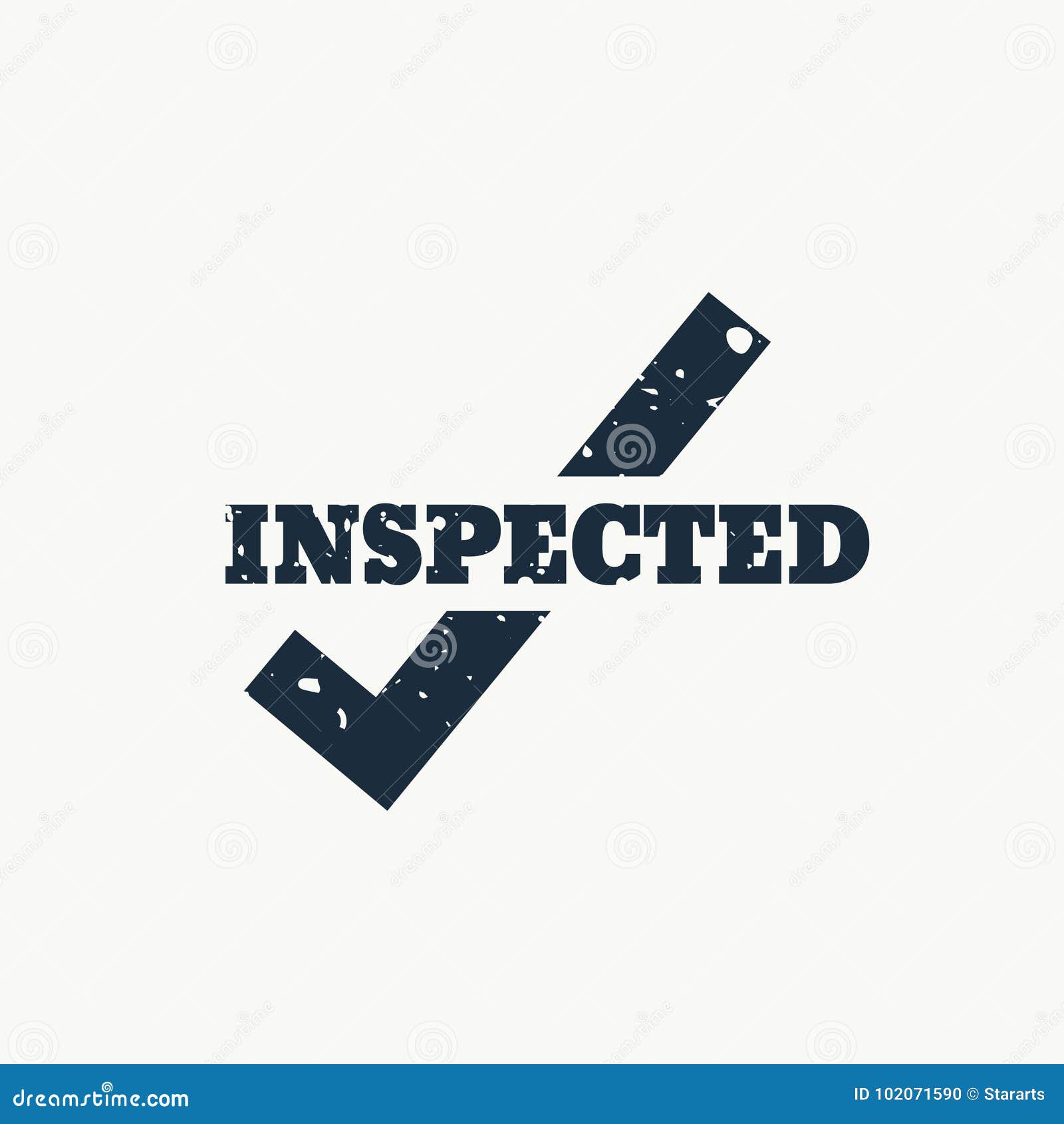 Inspected Tested Passed Failed Stamps Cartoon Vector | CartoonDealer ...