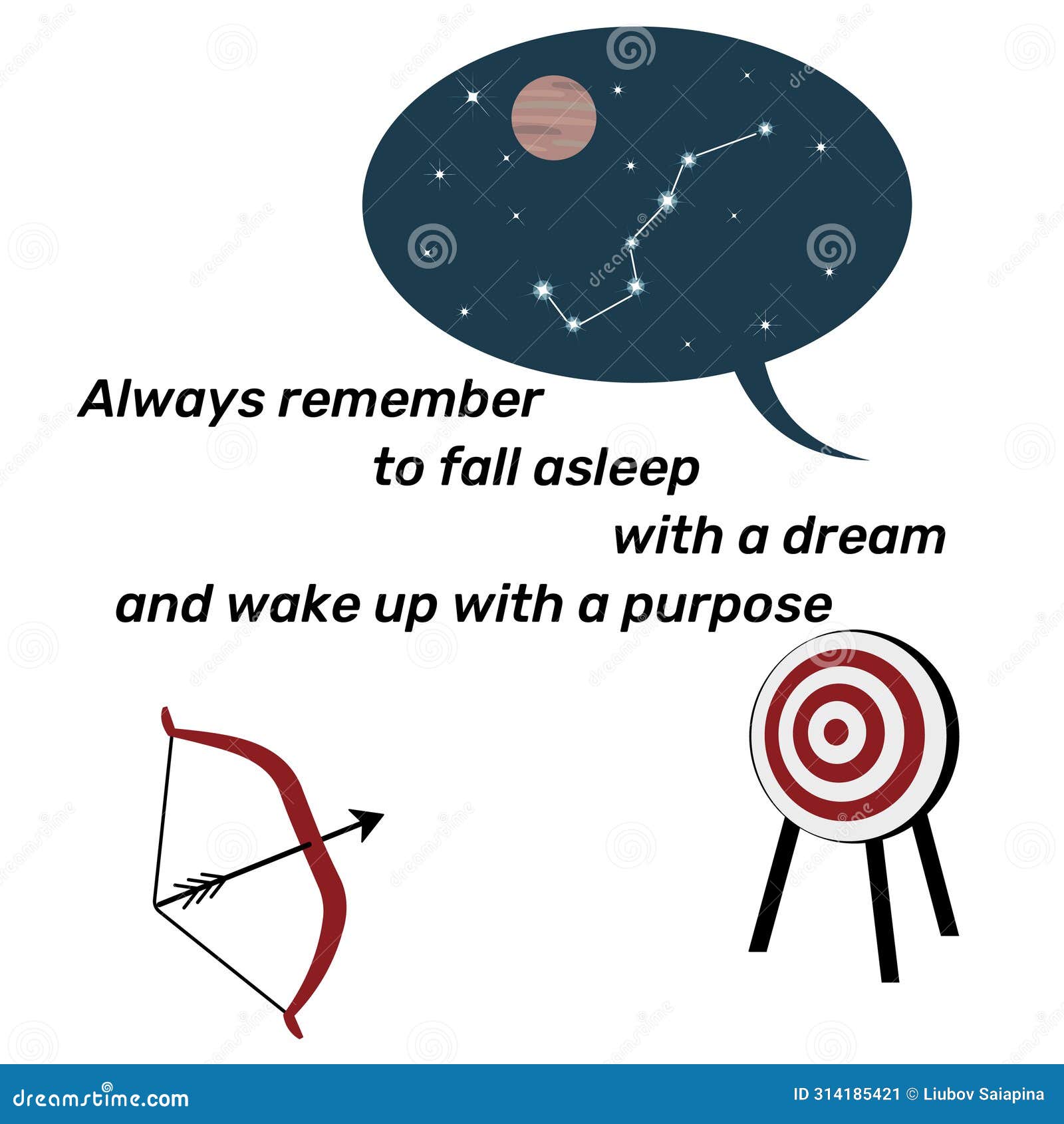 Vector Inspirational Quote Motivational Phrase always Remember To Fall ...