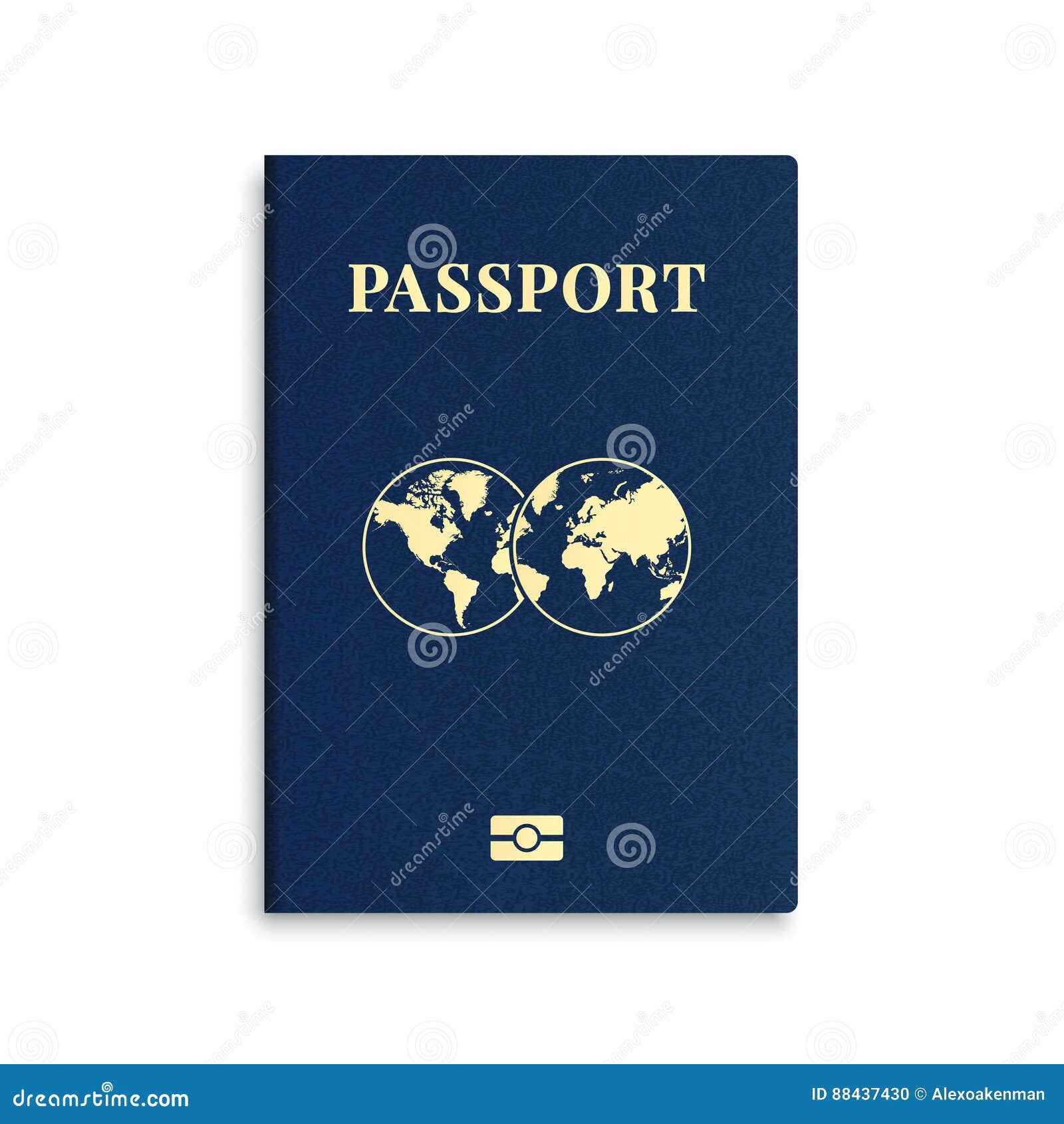 Vector International Passport Cover Template Stock Vector ...