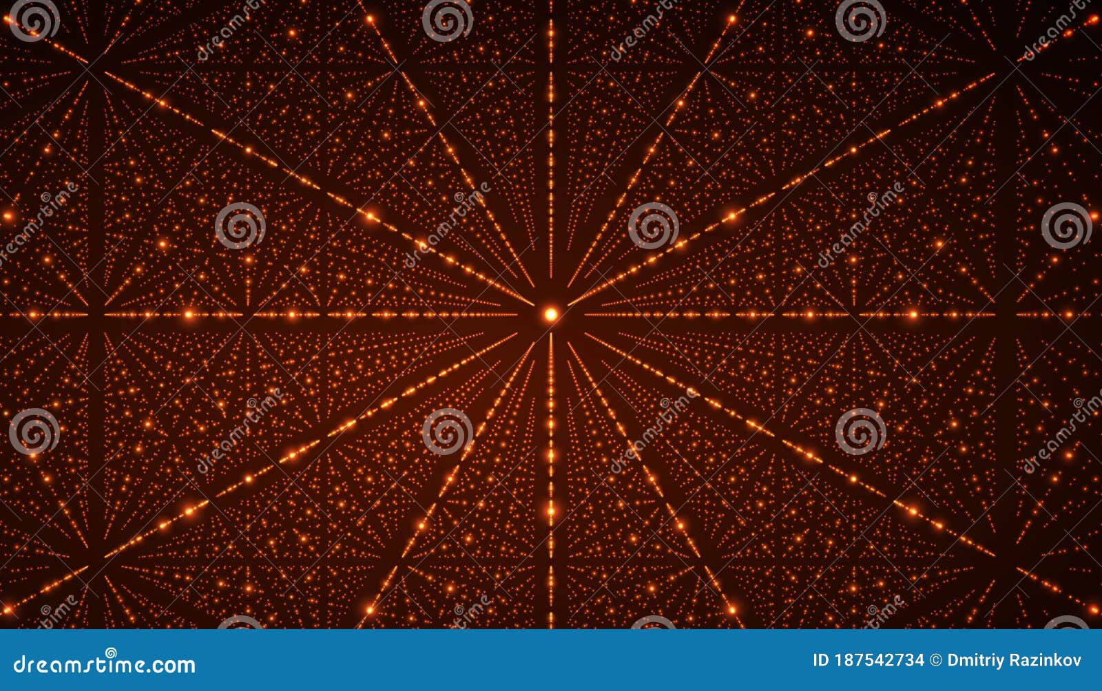 Vector Interstellar Space Background.Cosmic Galaxy Illustration Stock ...