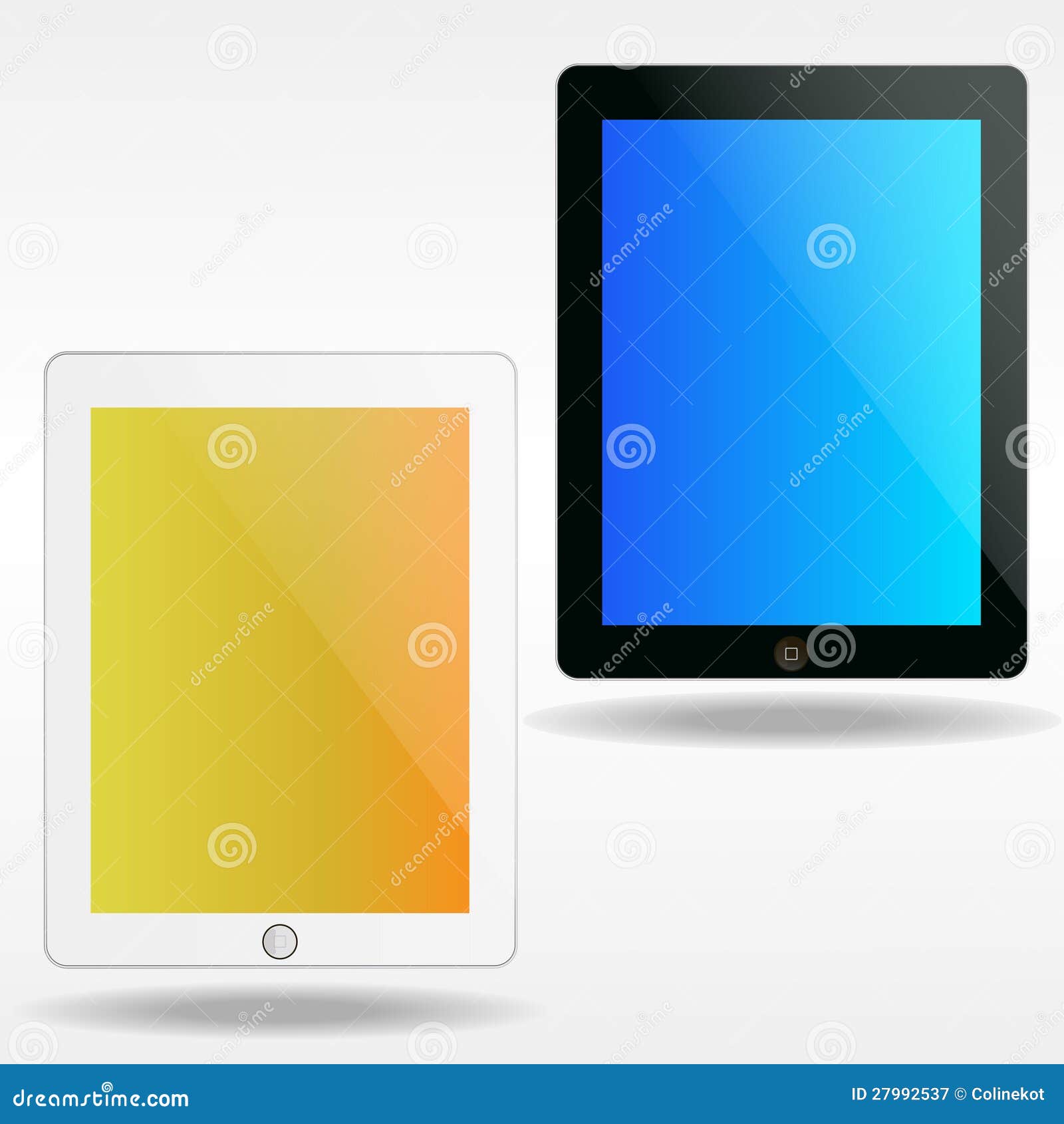 Vector ipads stock vector. Illustration of cellphone - 27992537