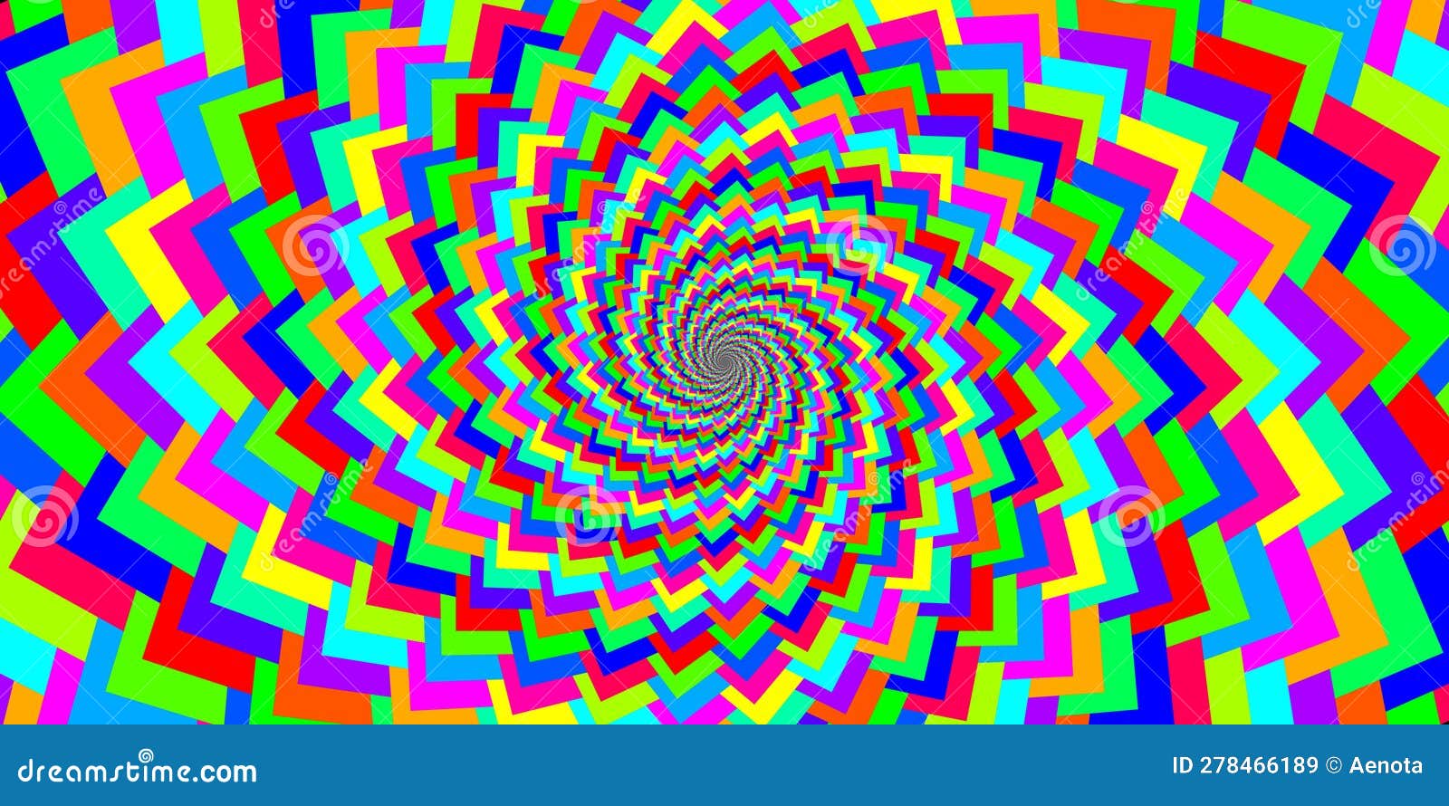 Vector Iridescent Phyllotaxis Spiral Vortex Shape Bright Generative Op ...