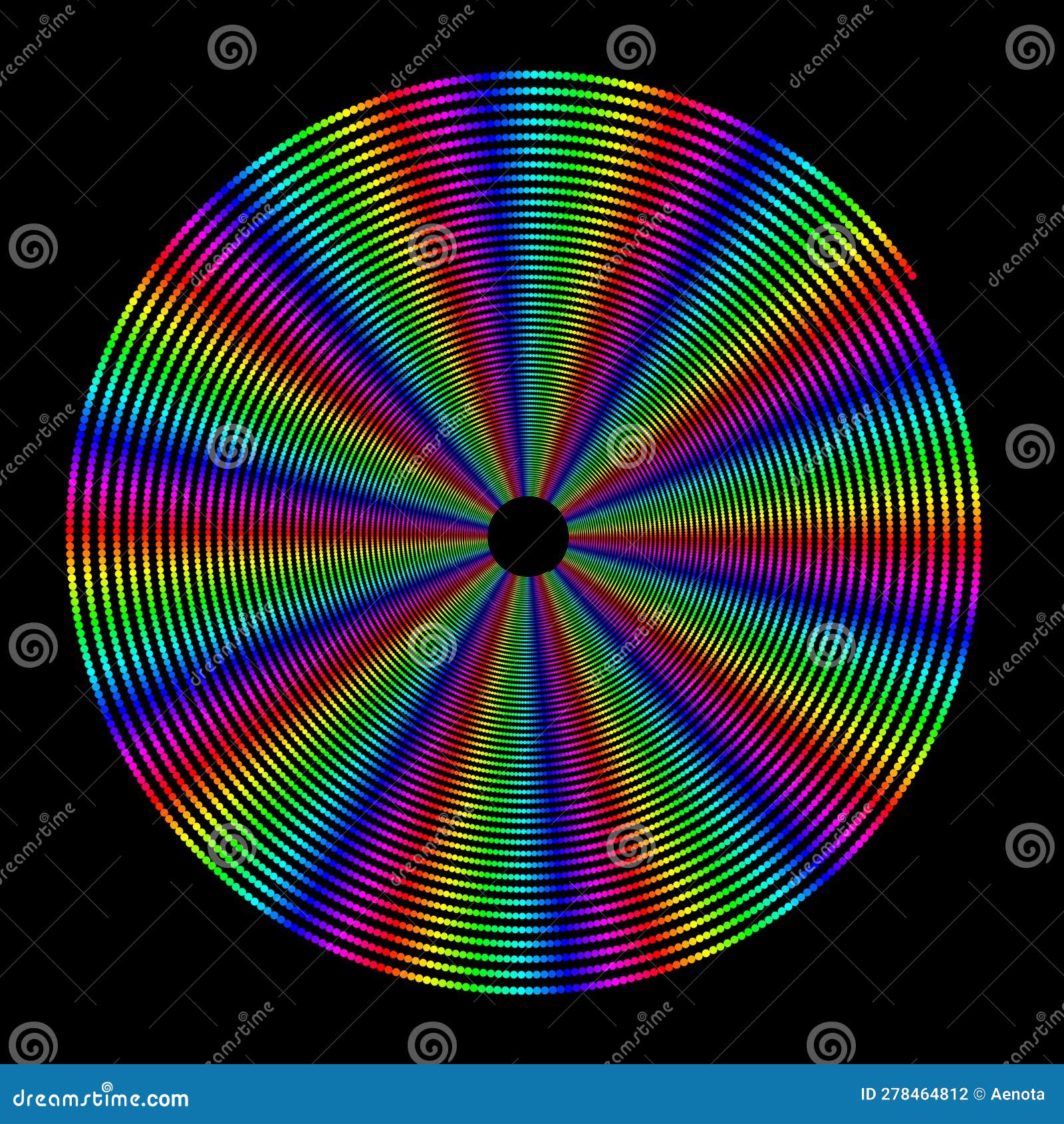 Vector Iridescent Round Spiral Graphic Element Stock Vector ...