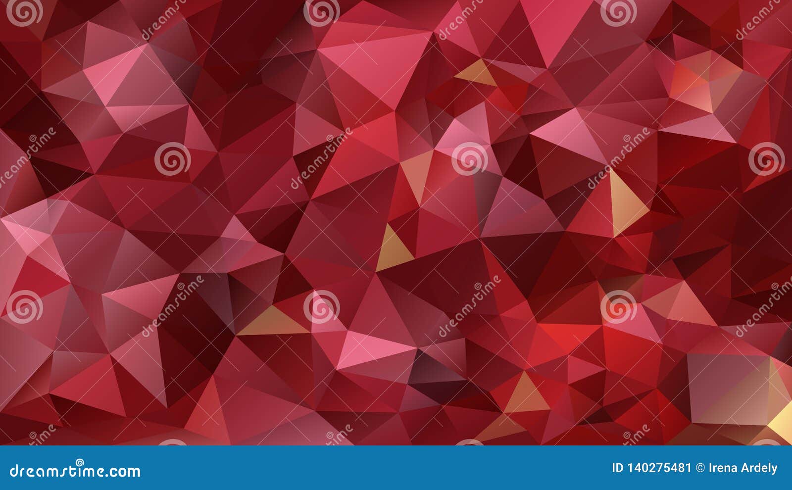 Vector Irregular Polygon Background - Triangle Low Poly Pattern - Ruby ... Vector Irregular Polygon Background - Triangle Low Poly Pattern - Ruby ...