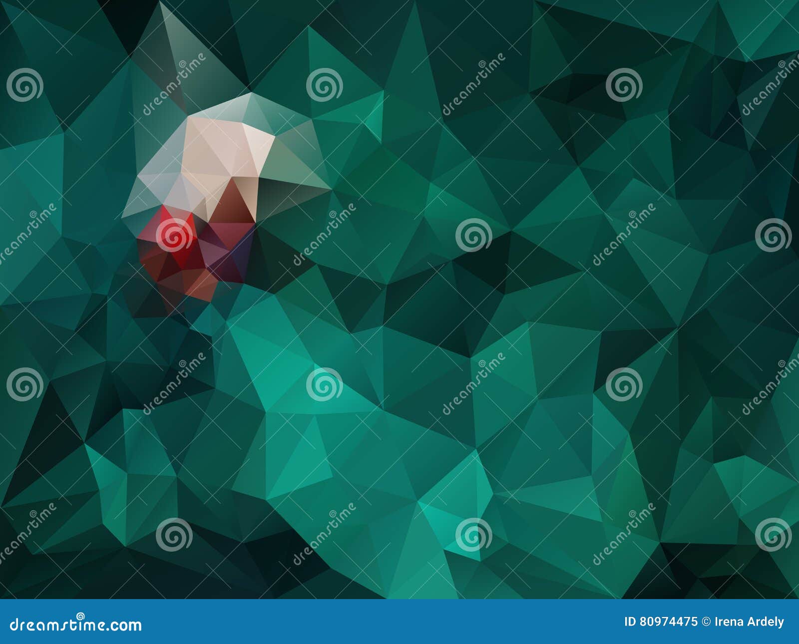 Vector Irregular Polygon Background with a Triangle Pattern in Dark ...