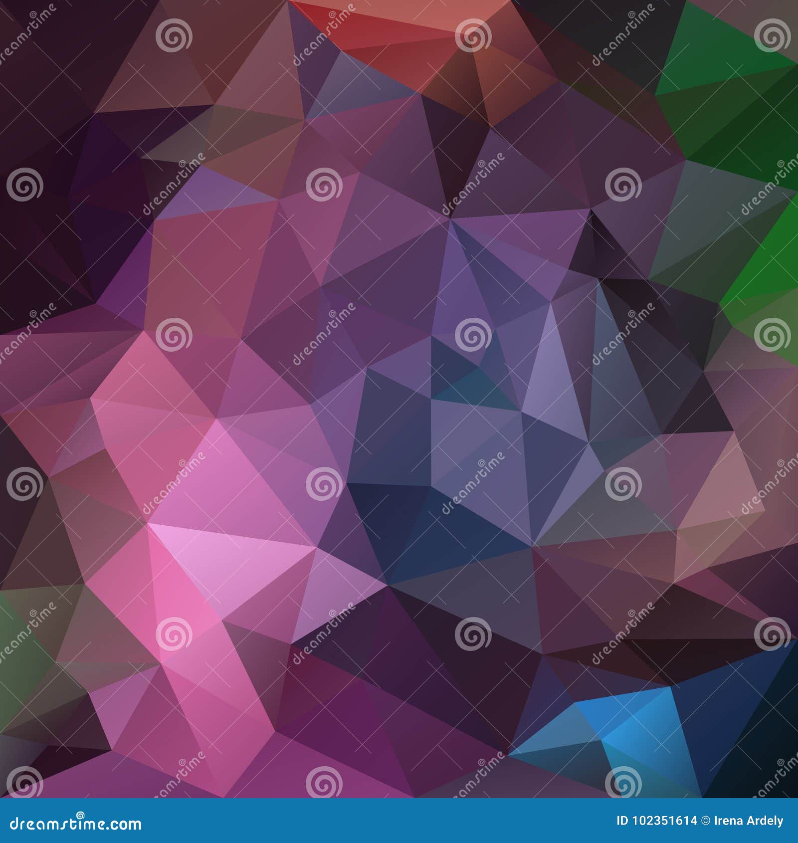 Vector Irregular Polygon Background with a Triangle Pattern in Purple ...