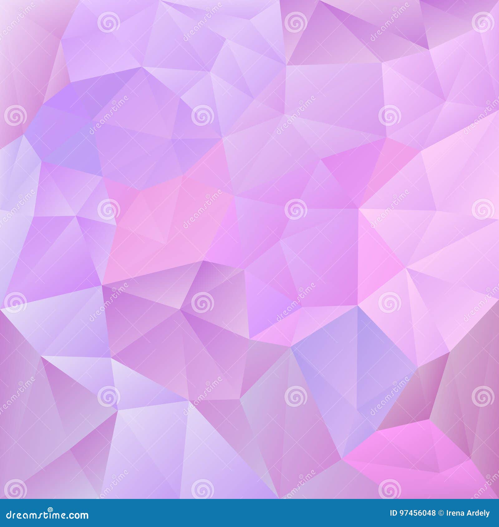 Vector Irregular Polygon Background with a Triangle Pattern in Sweet ...