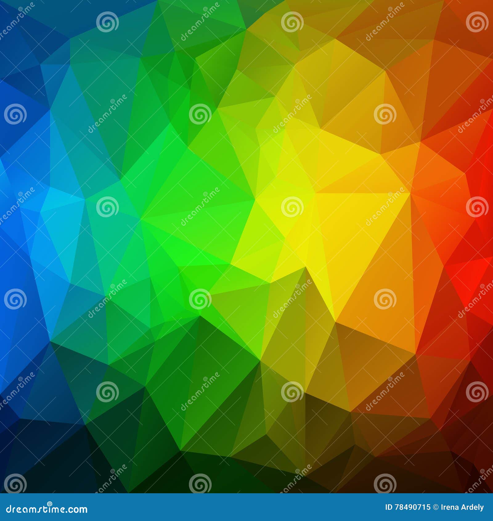 Vector Irregular Polygon Background with a Triangular Pattern in ...