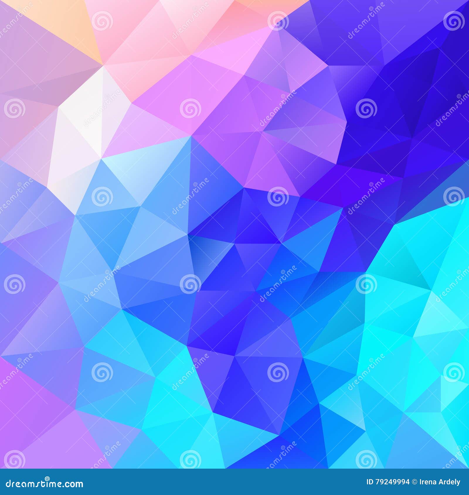 Vector Irregular Polygon Background with a Triangular Pattern in ...