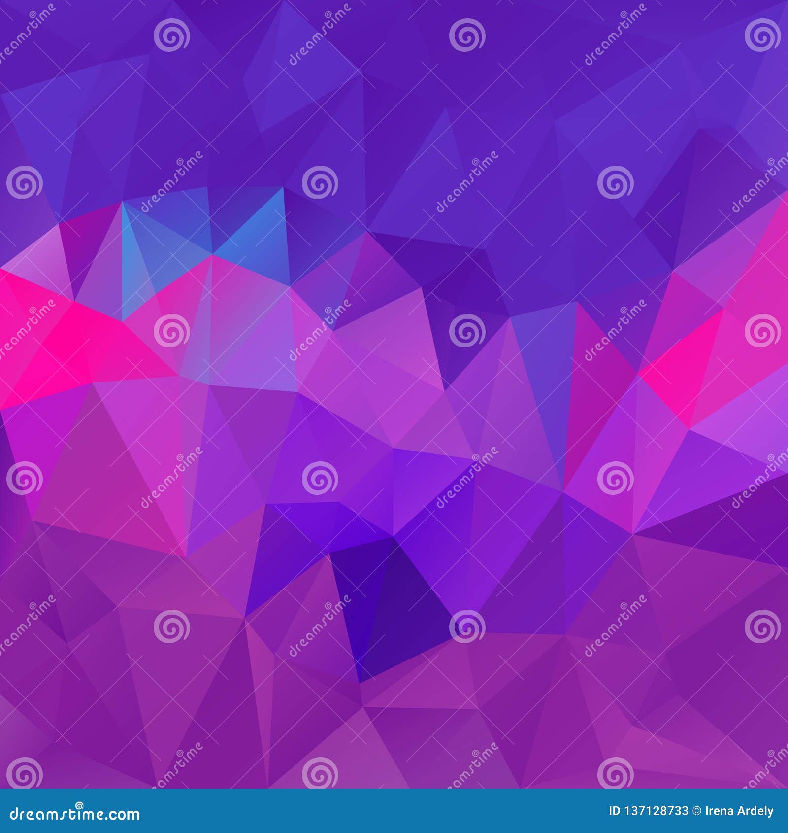 Vector Irregular Polygon Square Background - Triangle Low Poly Pattern ...