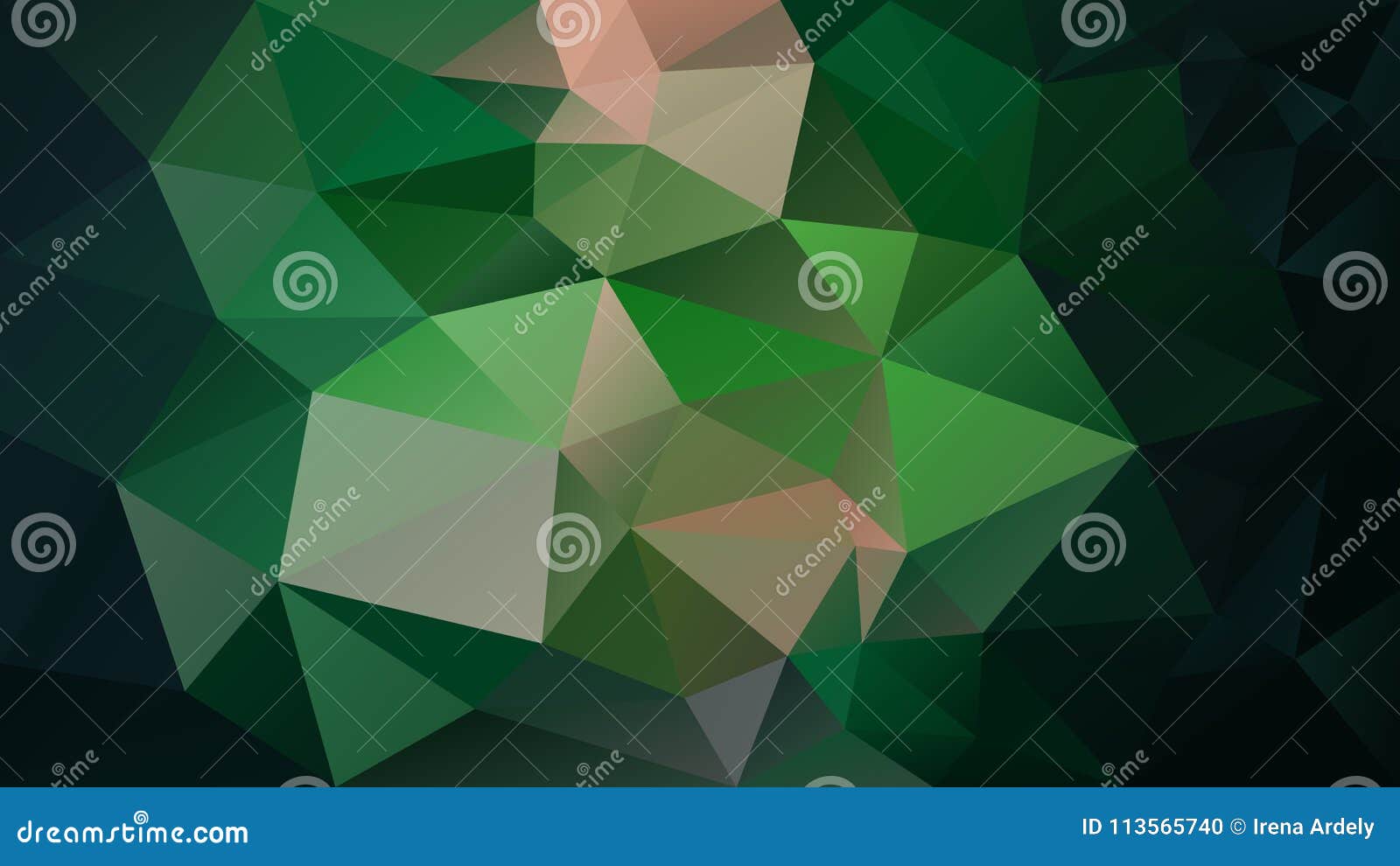 Vector Irregular Polygonal Background - Triangle Low Poly Pattern ...
