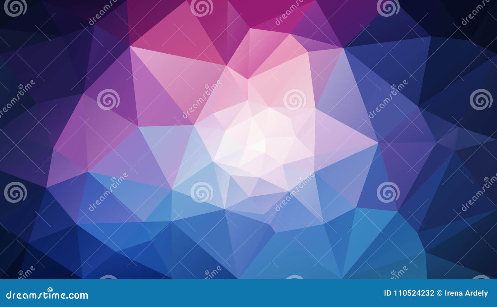 Vector Irregular Polygonal Background - Triangle Low Poly Pattern ...