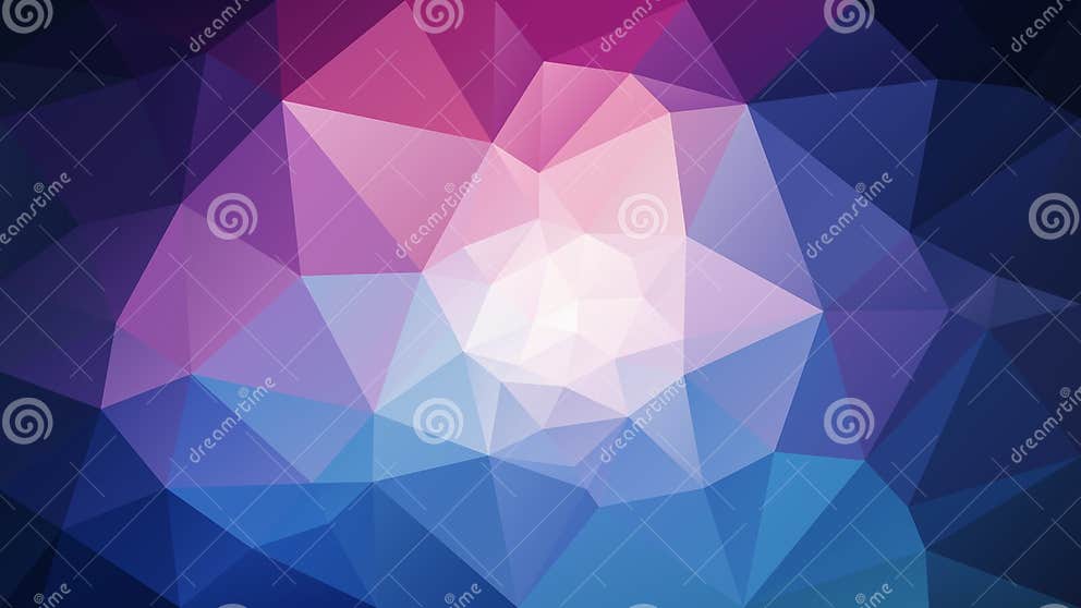 Vector Irregular Polygonal Background - Triangle Low Poly Pattern ...