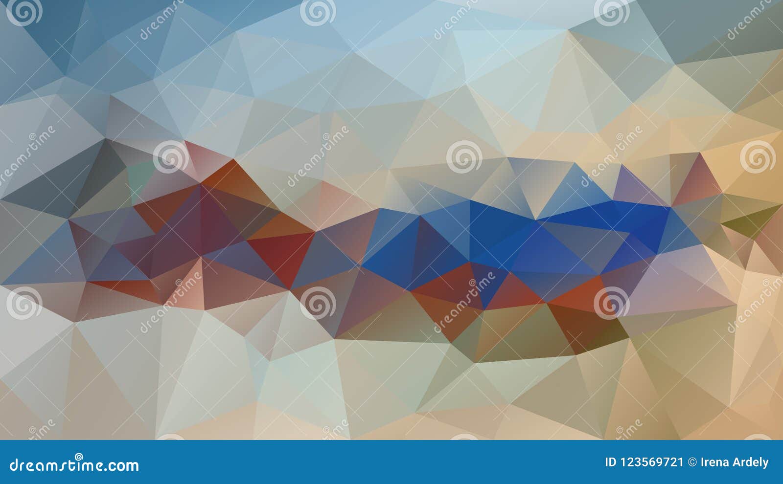 Vector Irregular Polygonal Background - Triangle Low Poly Pattern ...